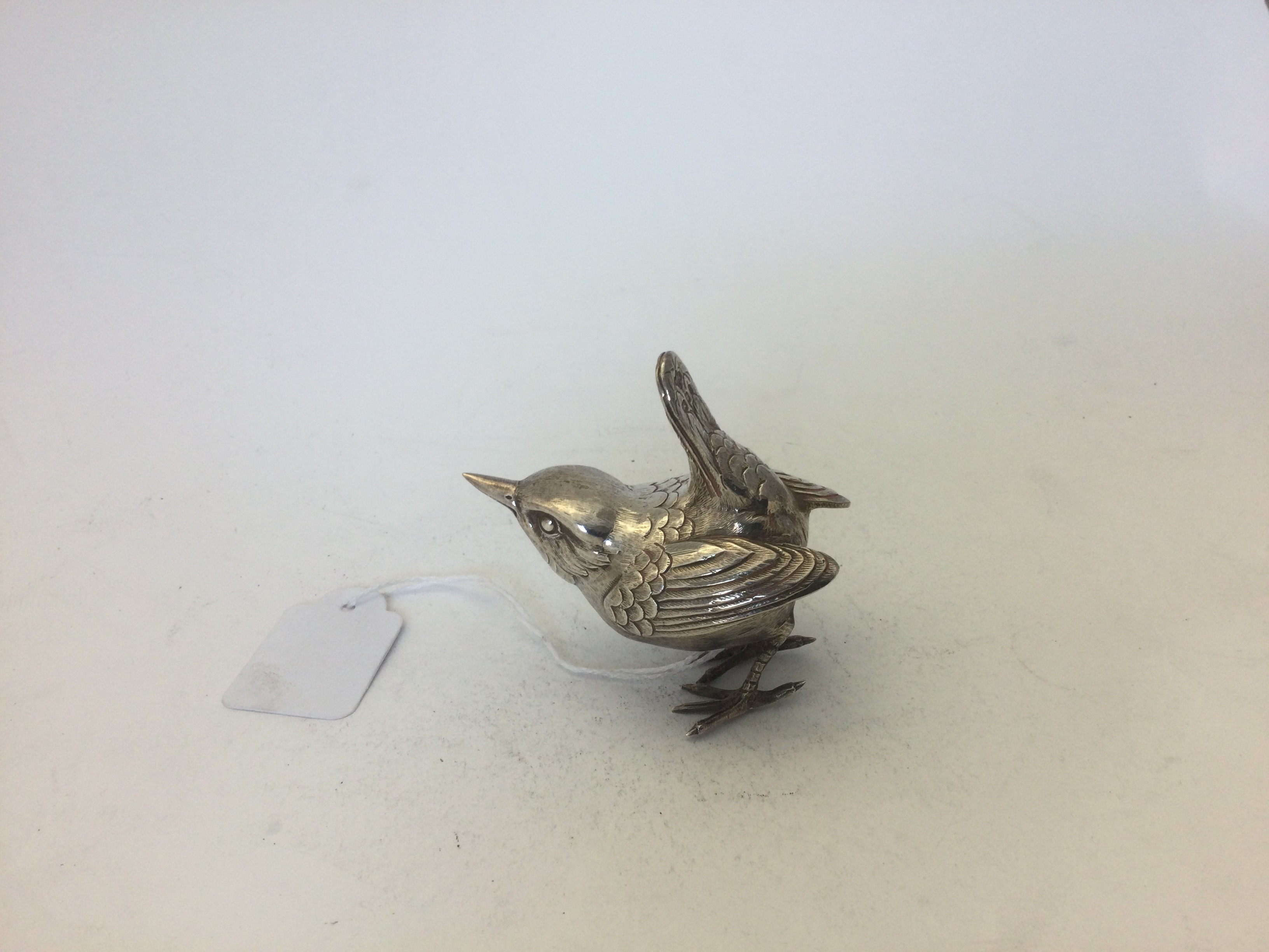 Lot 2082 - An Elizabeth II Silver Model of a Wren,