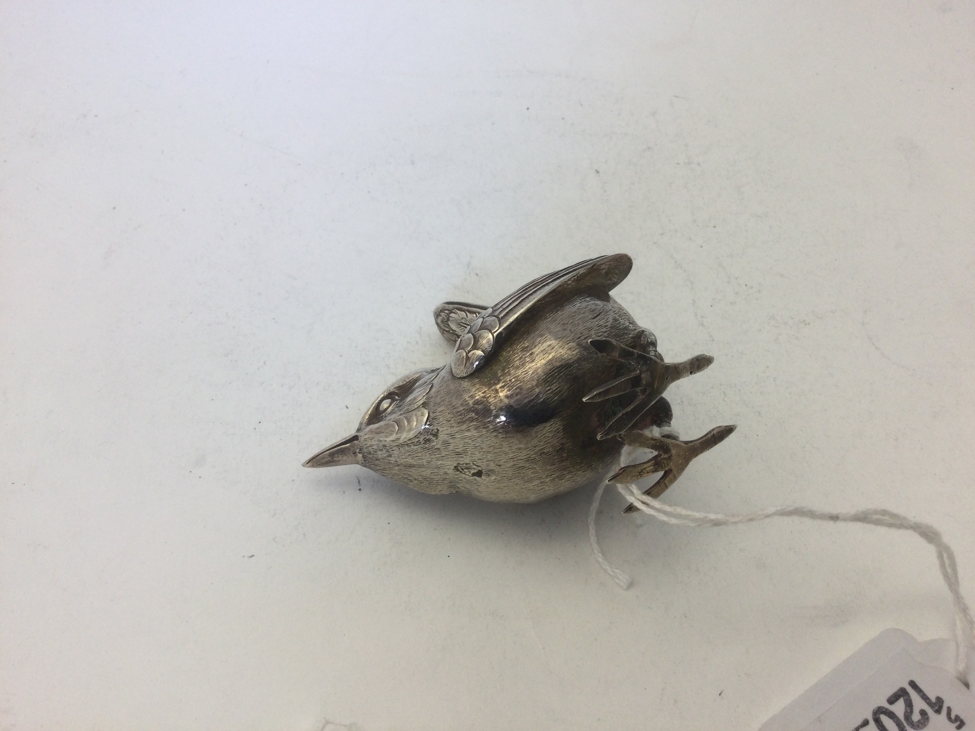 Lot 2082 - An Elizabeth II Silver Model of a Wren,