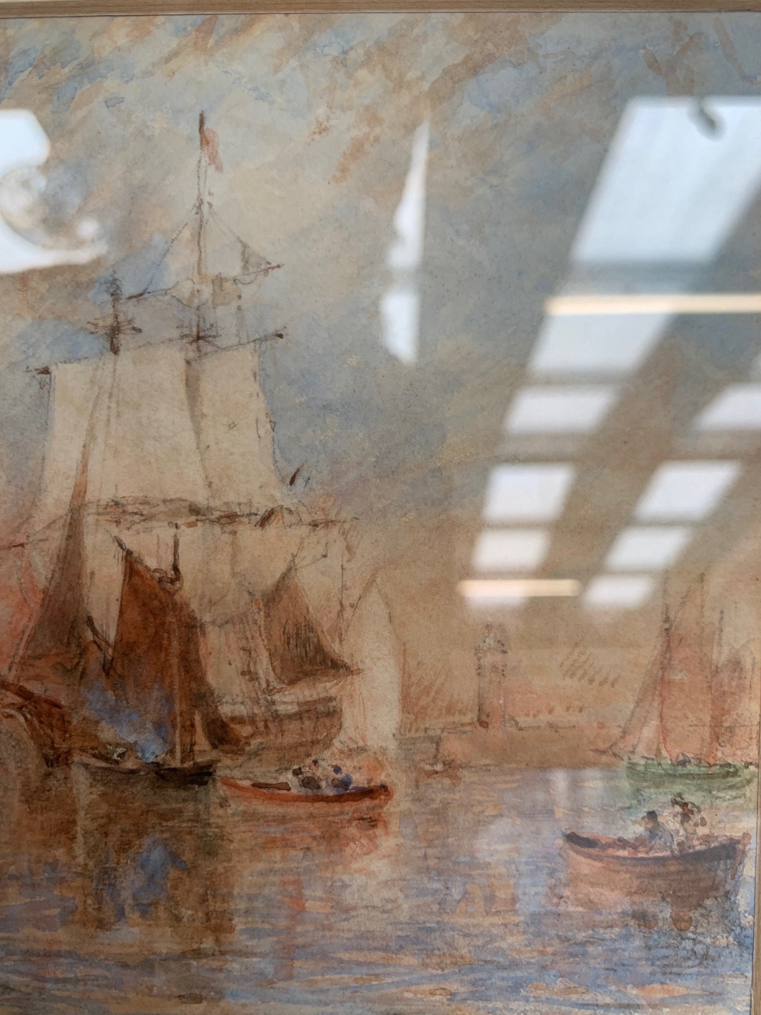 Lot 1007 - George Weatherill (1810-1890) "Sunset,