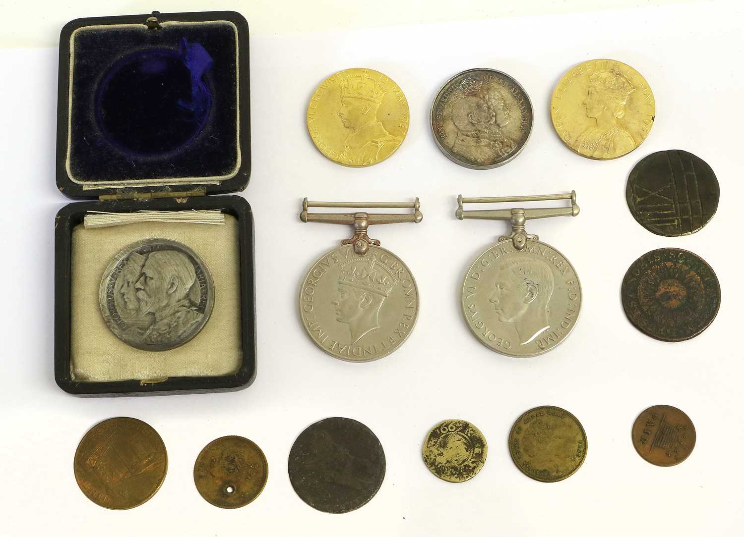 Lot 452 - An Assortment of Medals, Medallions and