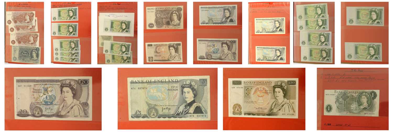 Lot 462 - English Banknote Album, 27 banknotes