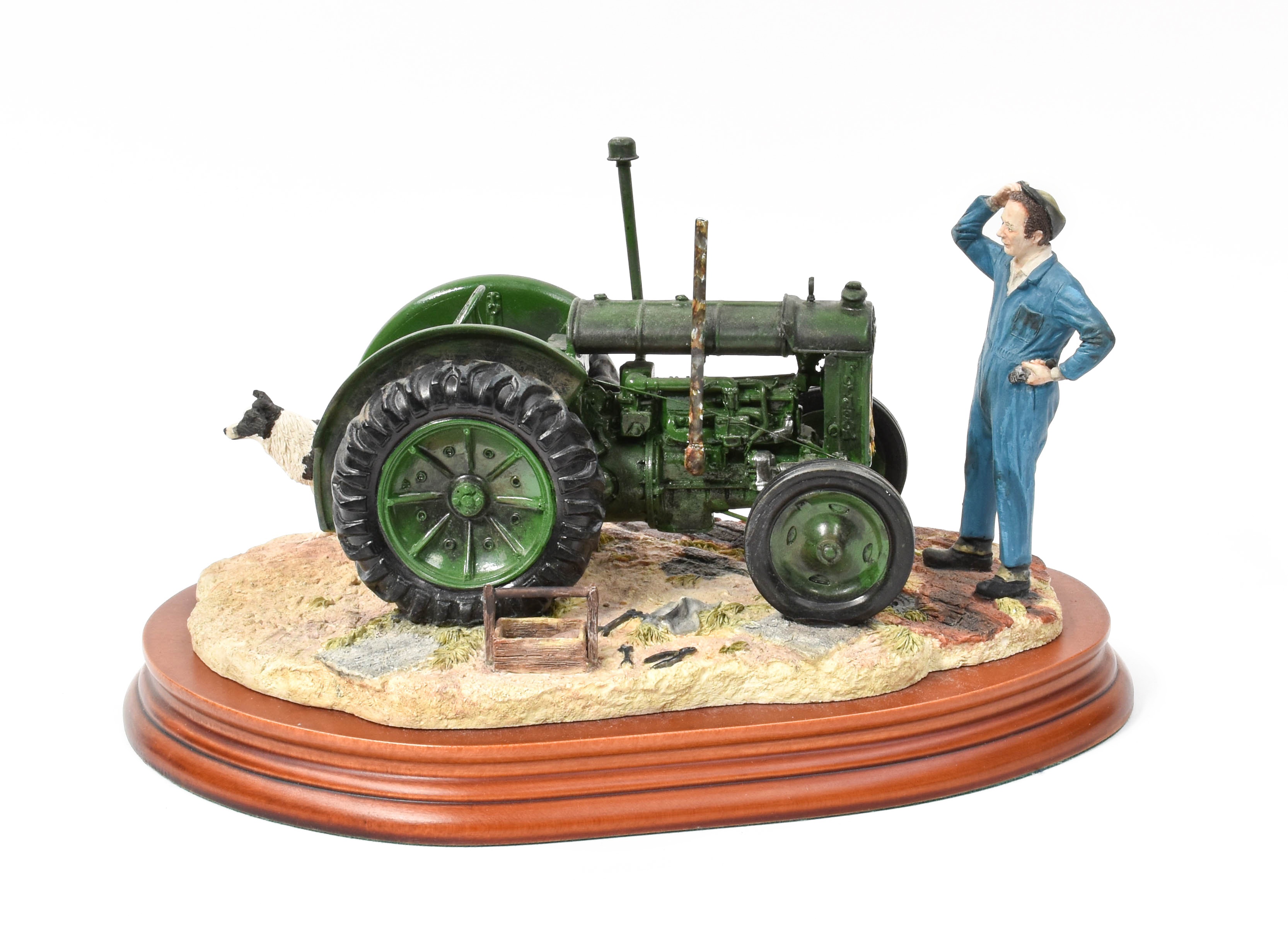 Lot 26 - Border Fine Arts Tractor Models: 'Kick Start'