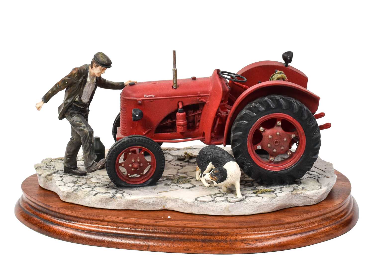 Lot 26 - Border Fine Arts Tractor Models: 'Kick Start'
