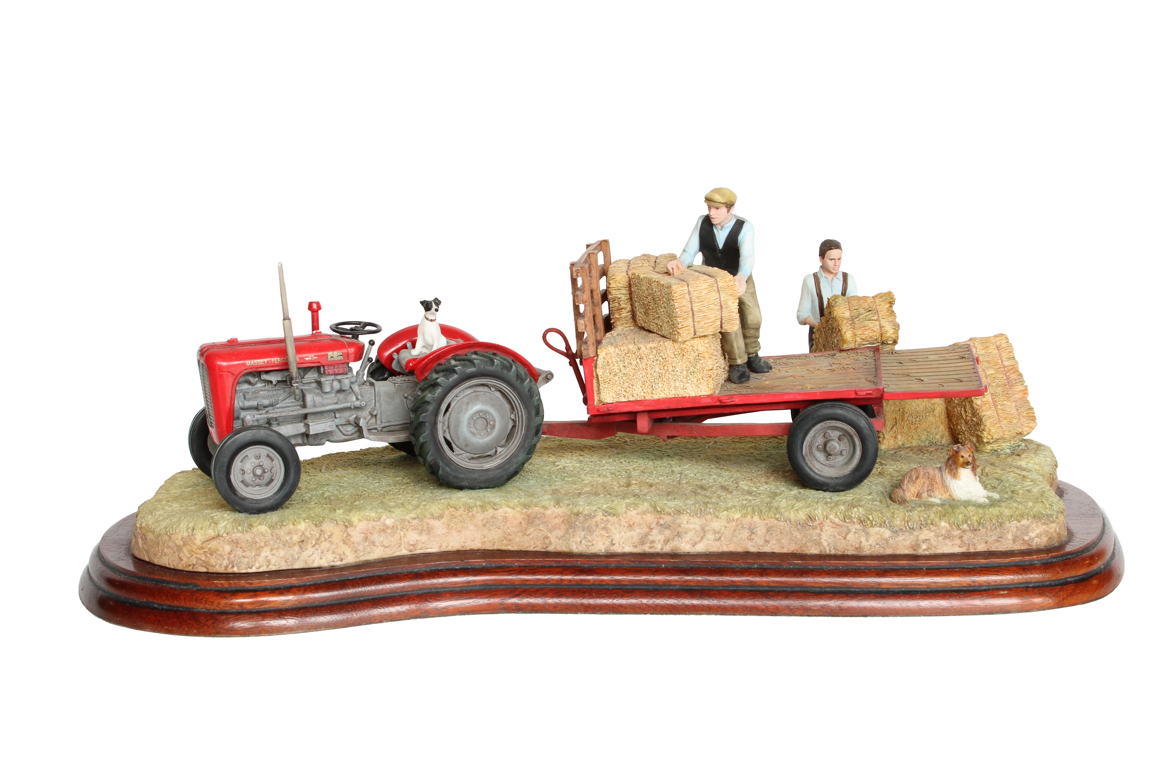 Lot 21 - Border Fine Arts Studio Tractor Models: