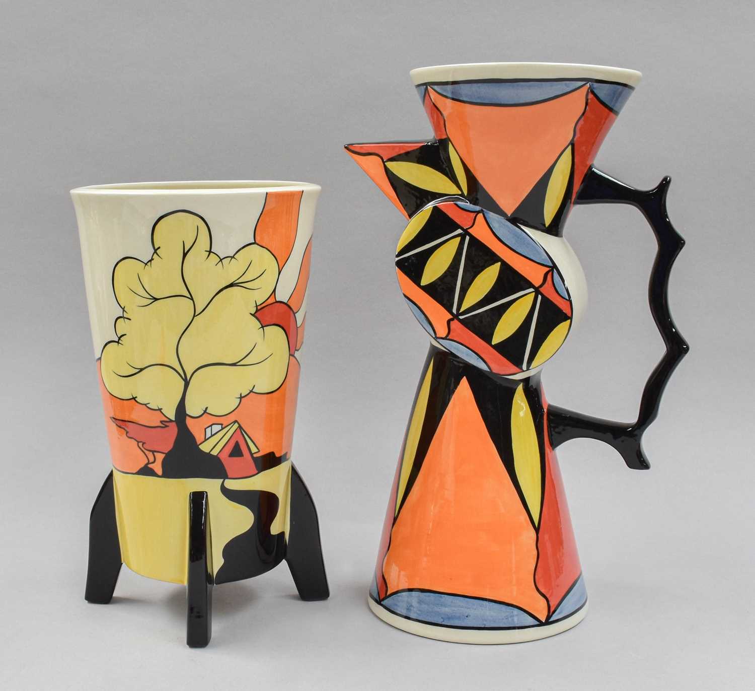 Lot 197 - Lorna Bailey Old Elgreave Pottery Stylized