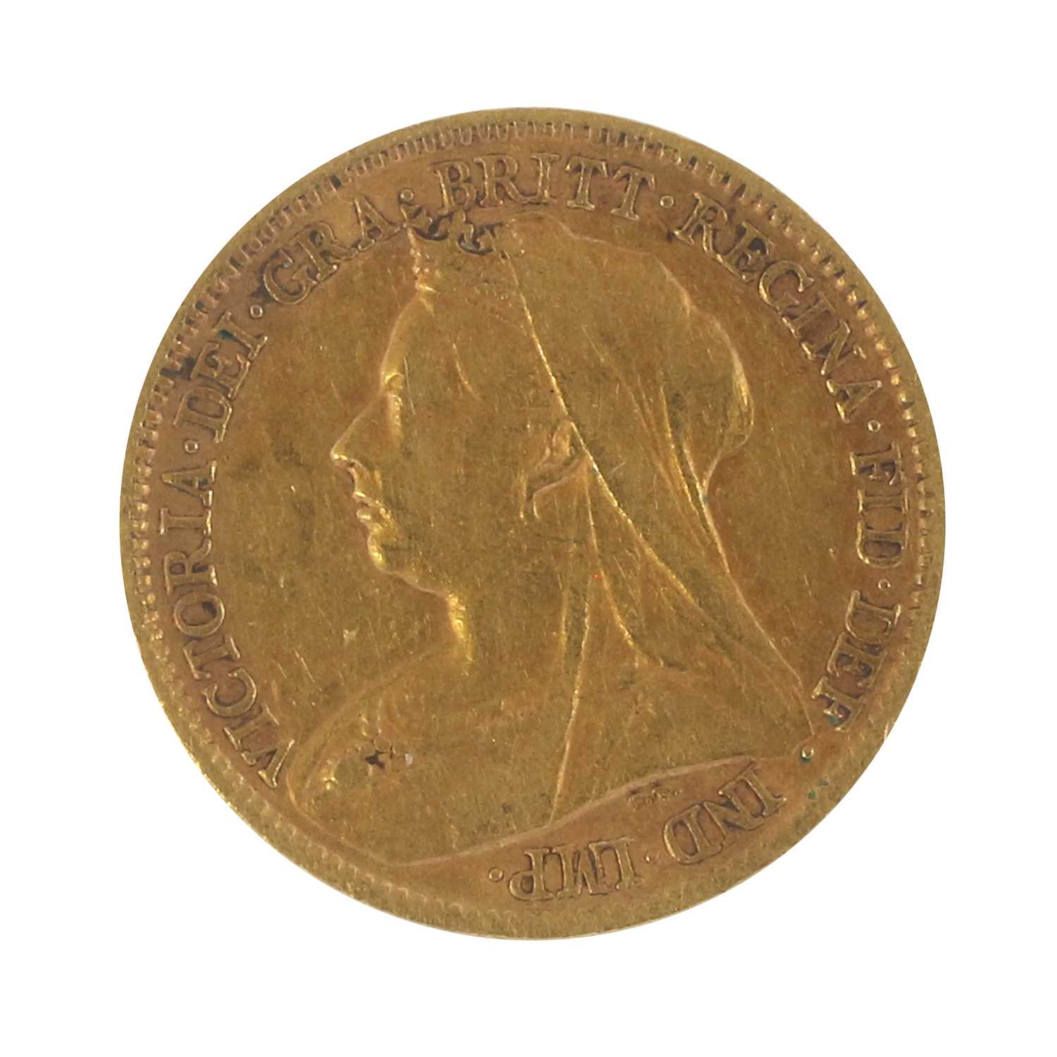 Lot 193 - Victoria, Half Sovereign 1901, obv. 'old