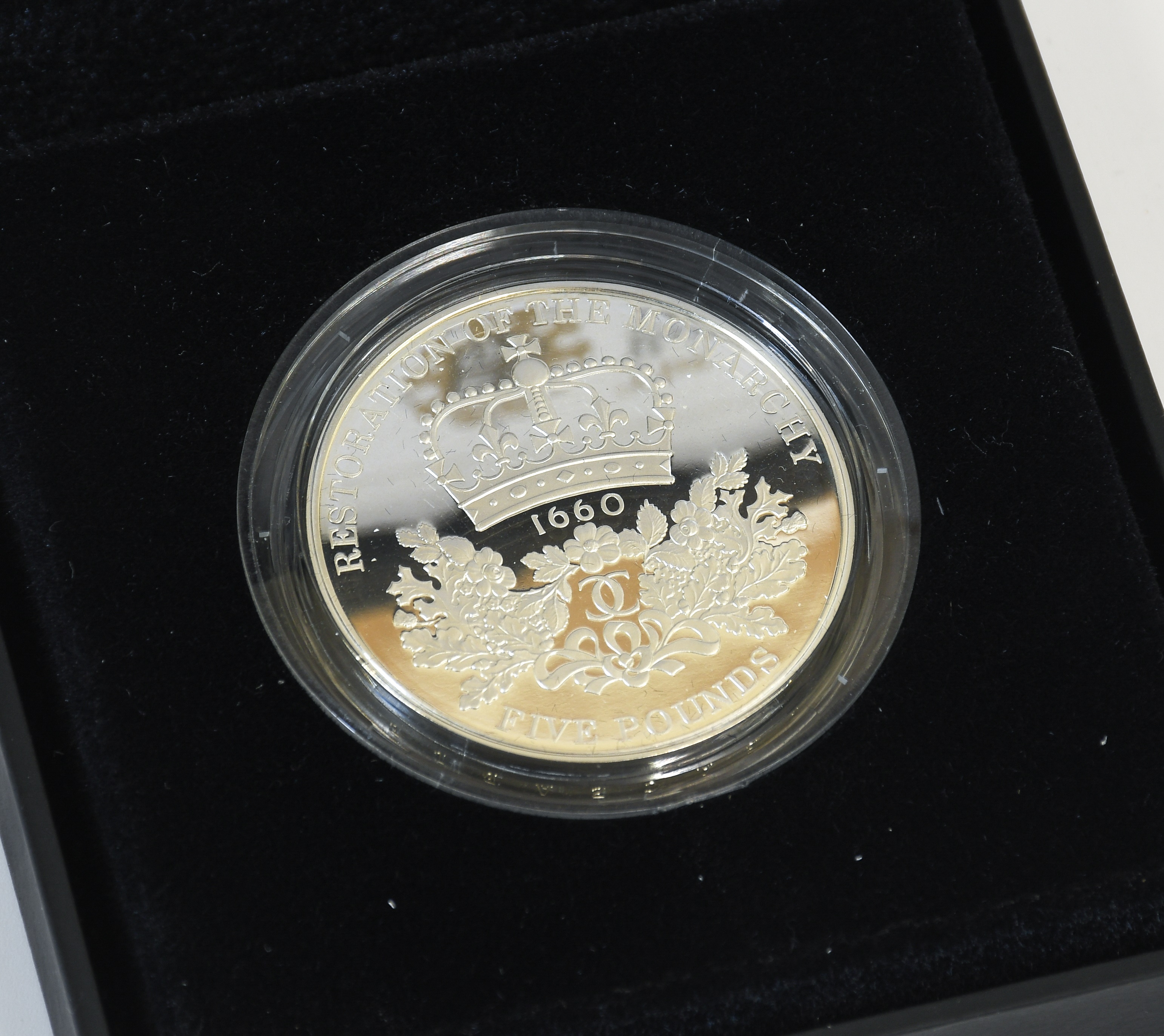 Lot 440 - 5x Commemorative Silver Proof Coins,