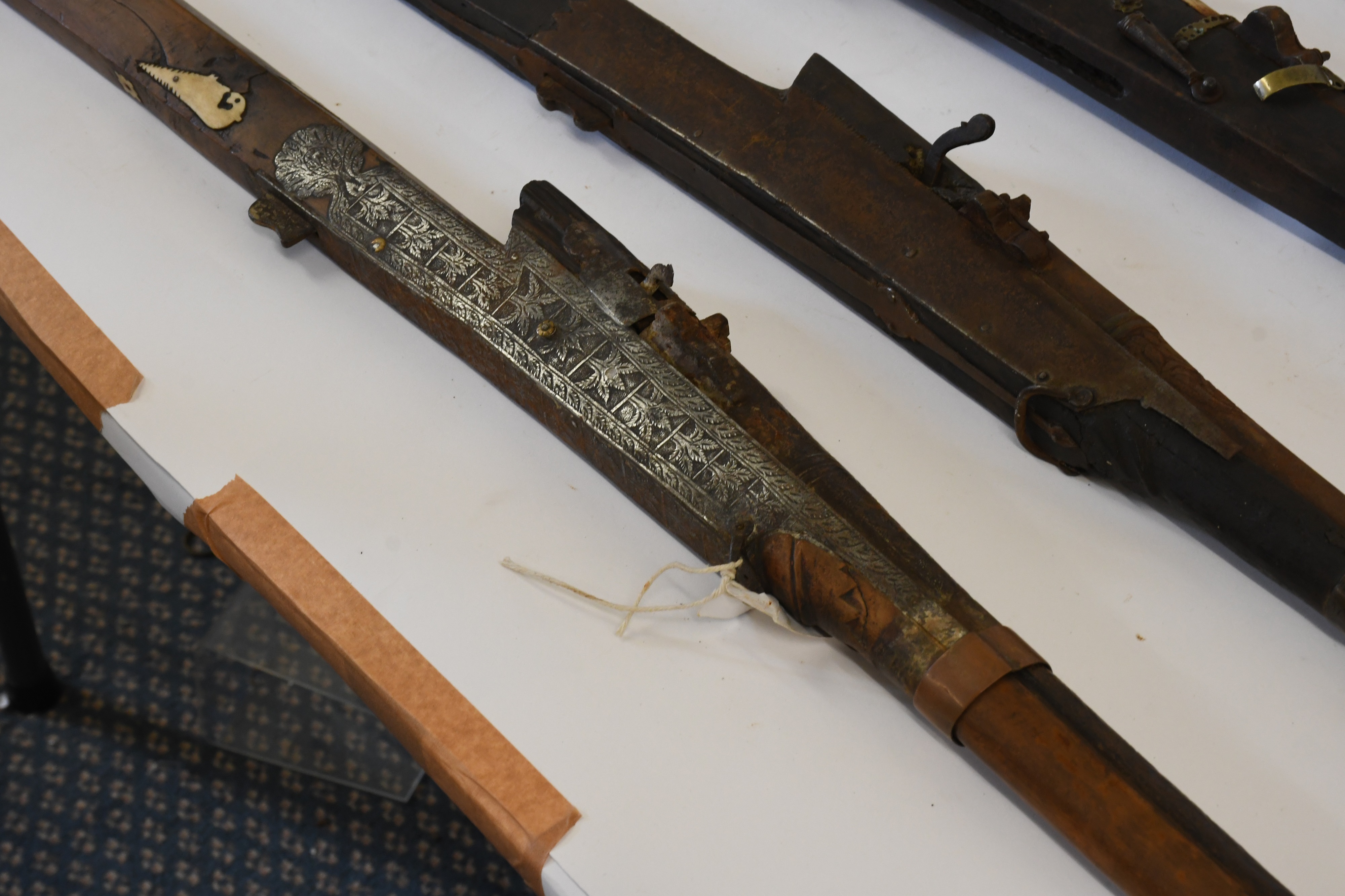 Lot 330 - Four Various 19th Century Indian Matchlock