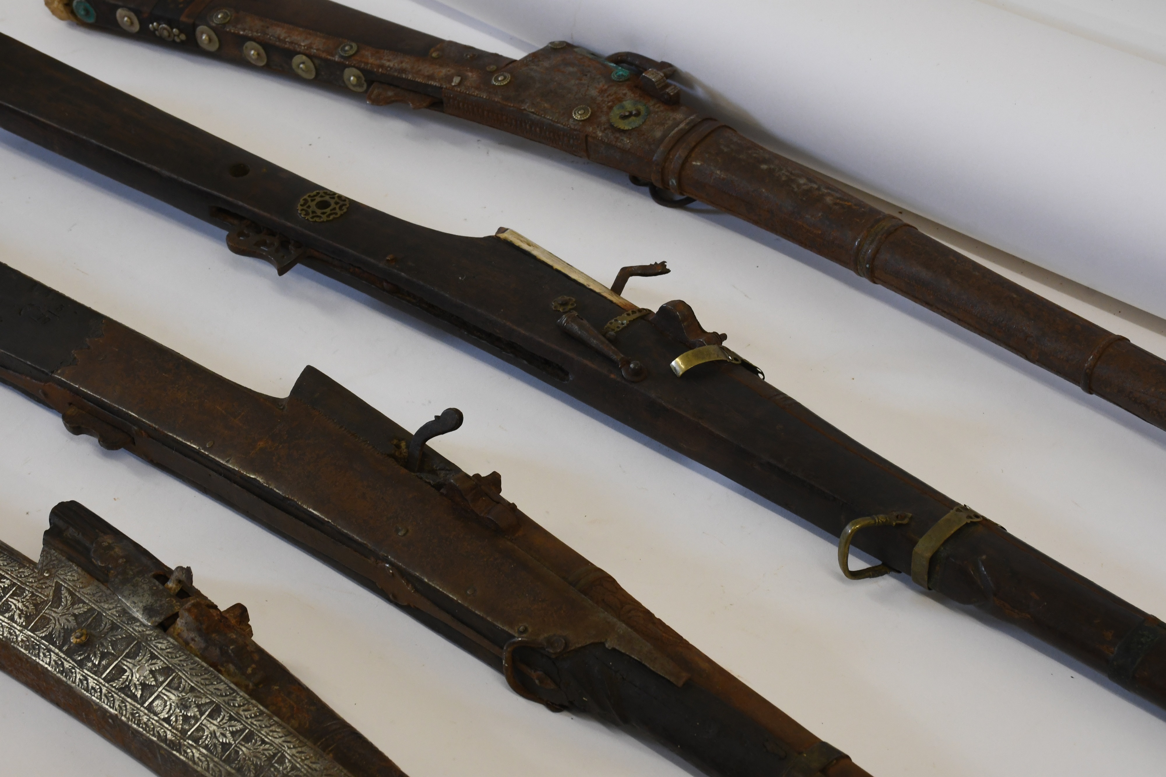 Lot 330 - Four Various 19th Century Indian Matchlock