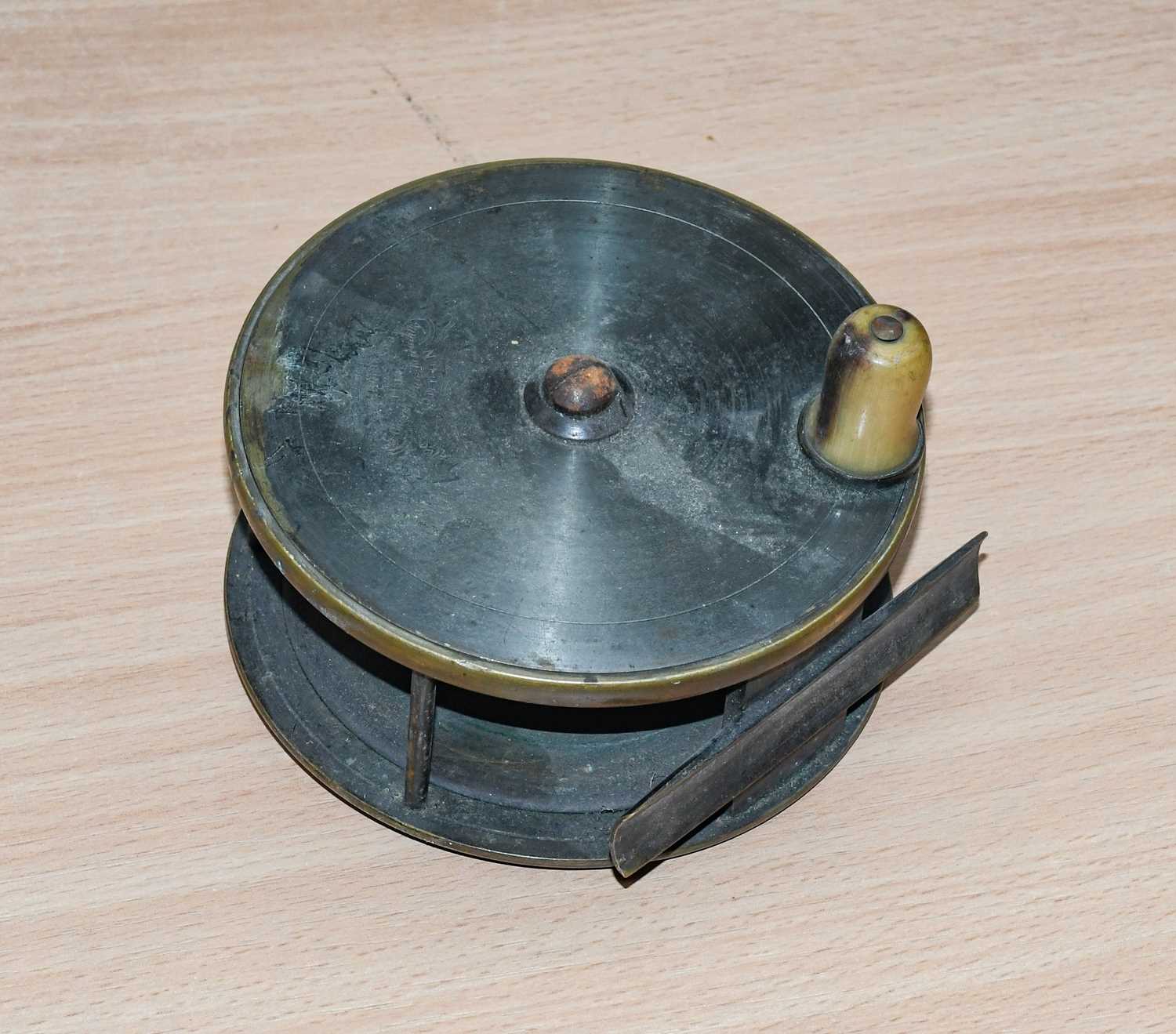 Lot 74 - A J Barnard 5" All Brass Reel