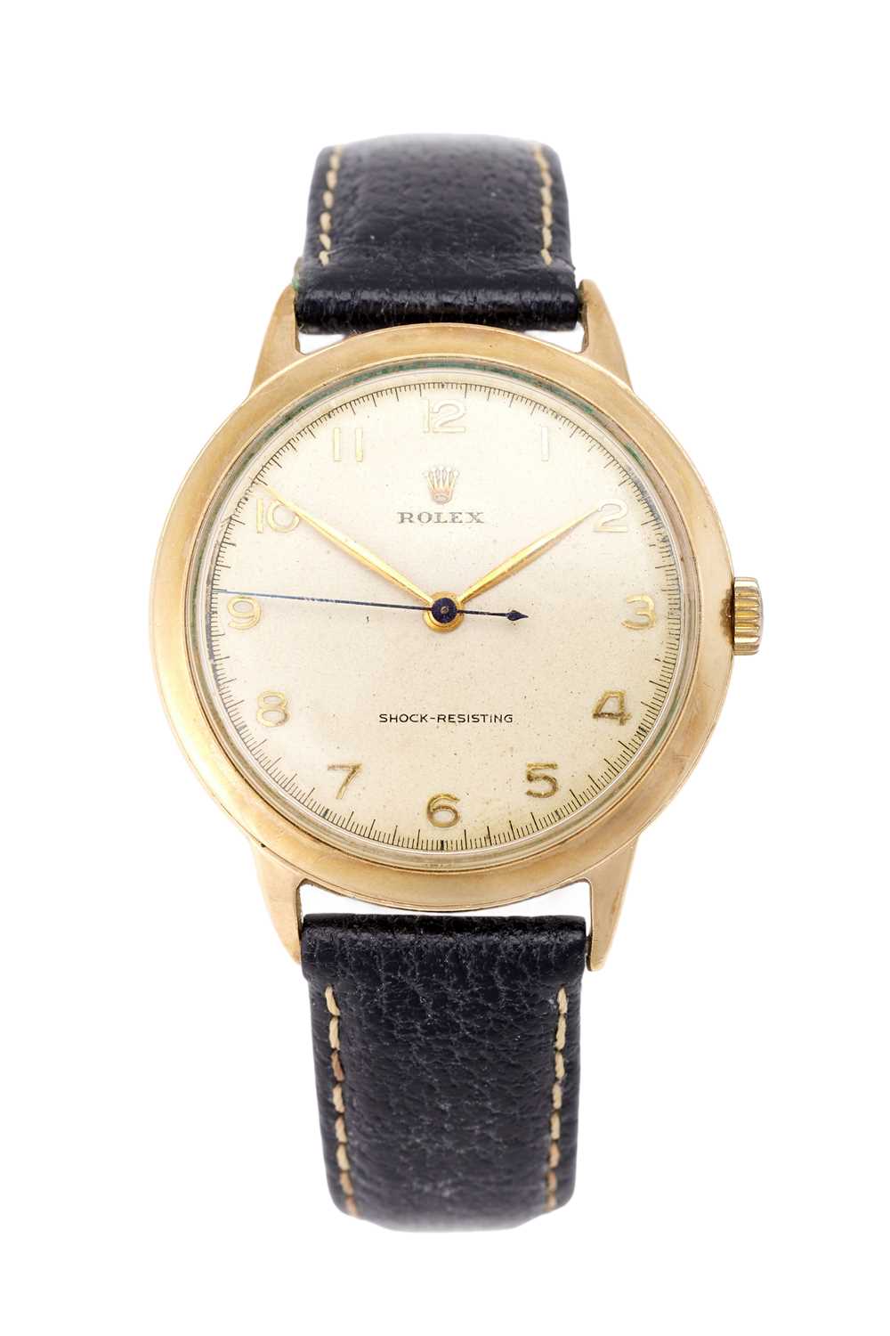 Lot 2185 - Rolex: A 9 Carat Gold Centre Seconds