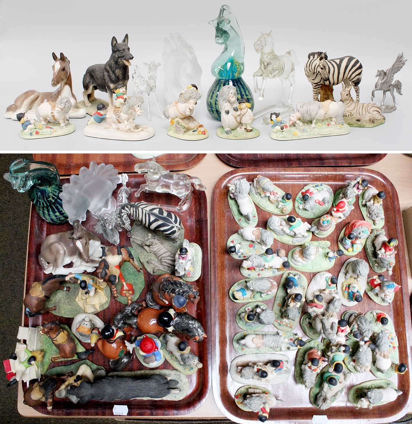 Lot 323 - A Collection of Thelwell Figure Groups,