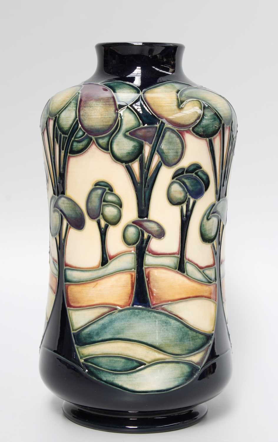 Lot 219 - A Modern Moorcroft Tribute to Trees Pattern