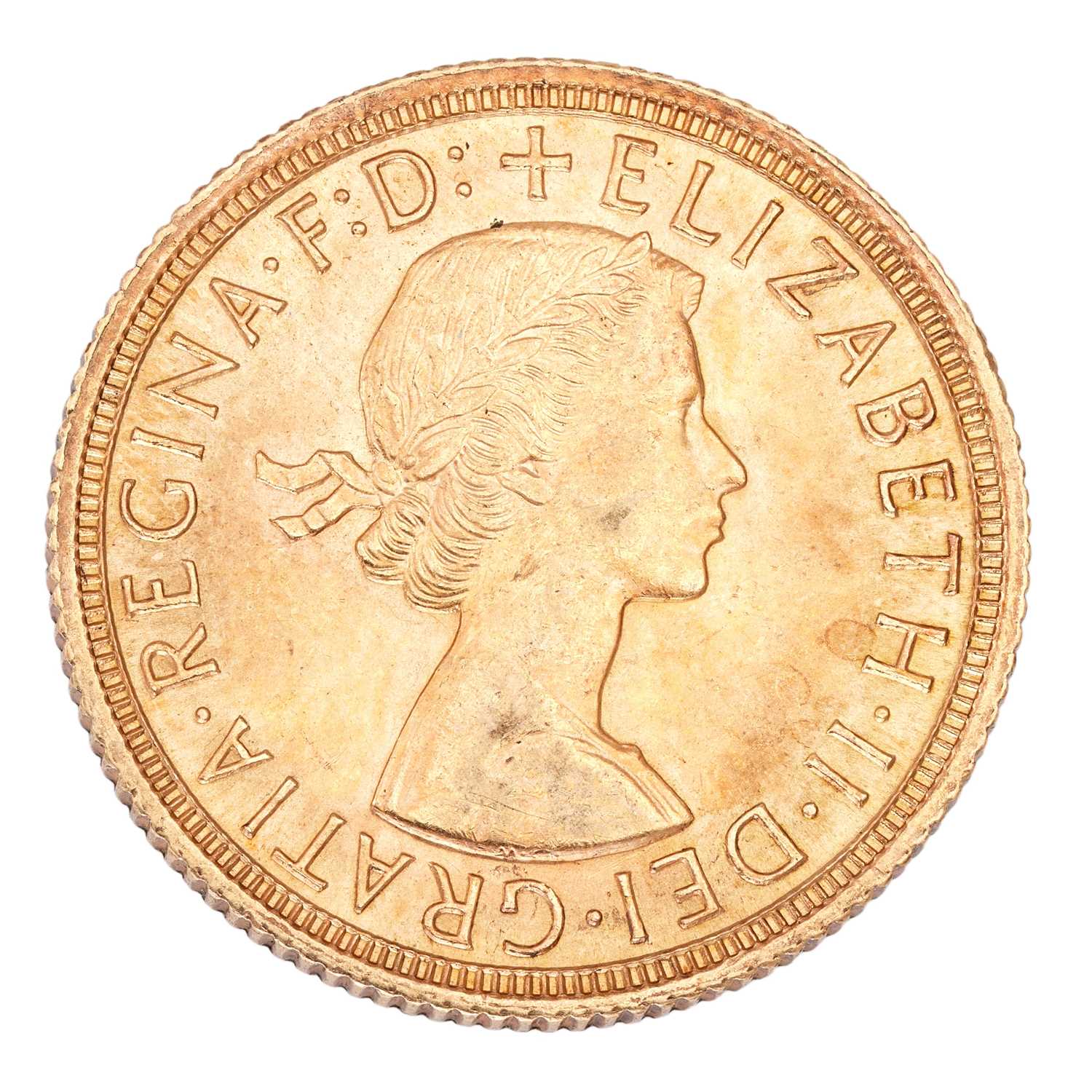 Lot 139 - Elizabeth II, Sovereign 1962, obv. Gillick