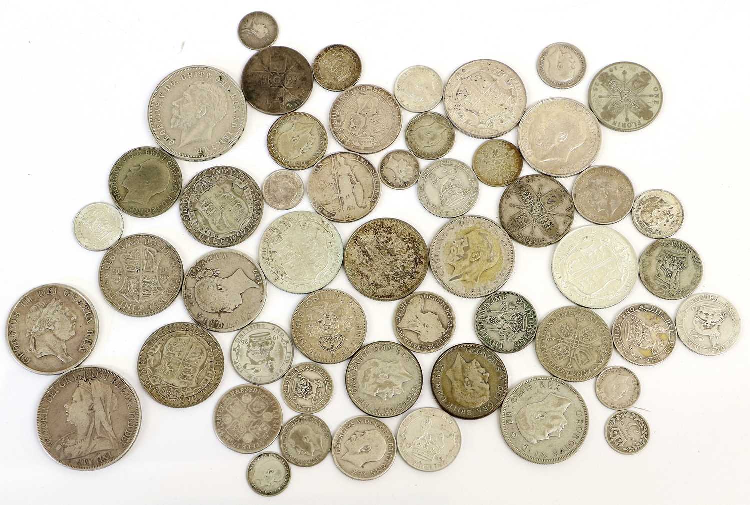Lot 77 - Collection of English Silver Coinage,