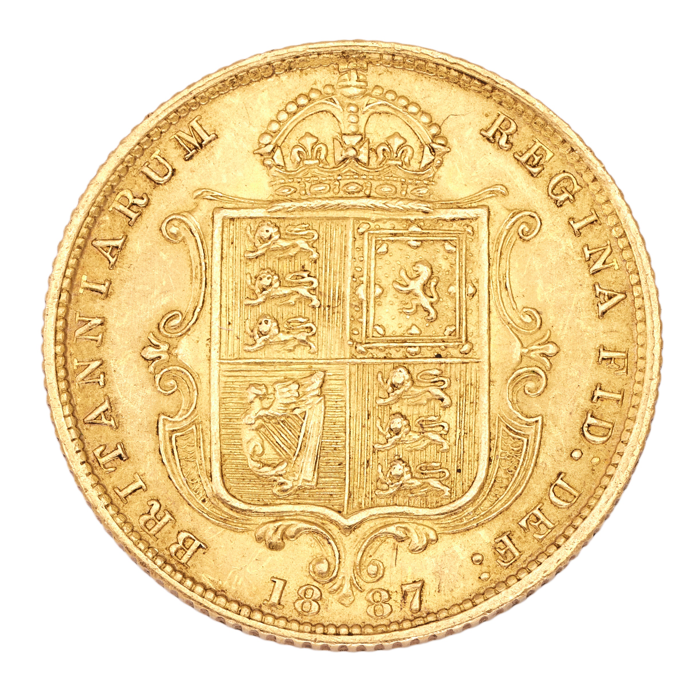 Lot 120 - Victoria, Half Sovereign 1887, obv. Jubilee