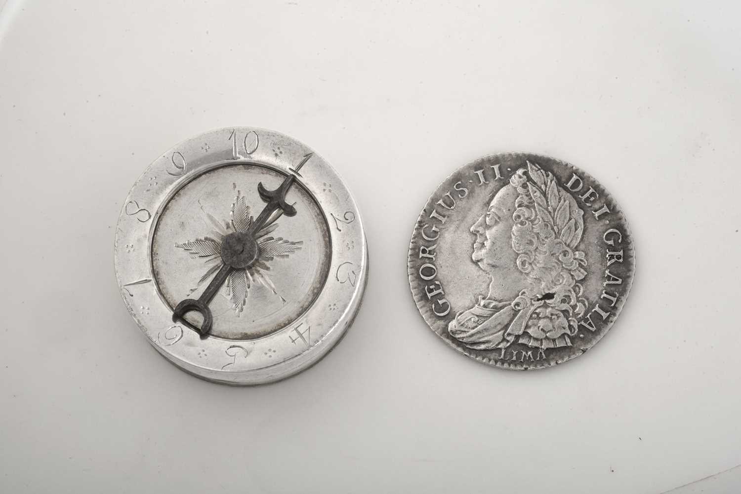 Lot 2350 - A George III Silver Counter-Box,