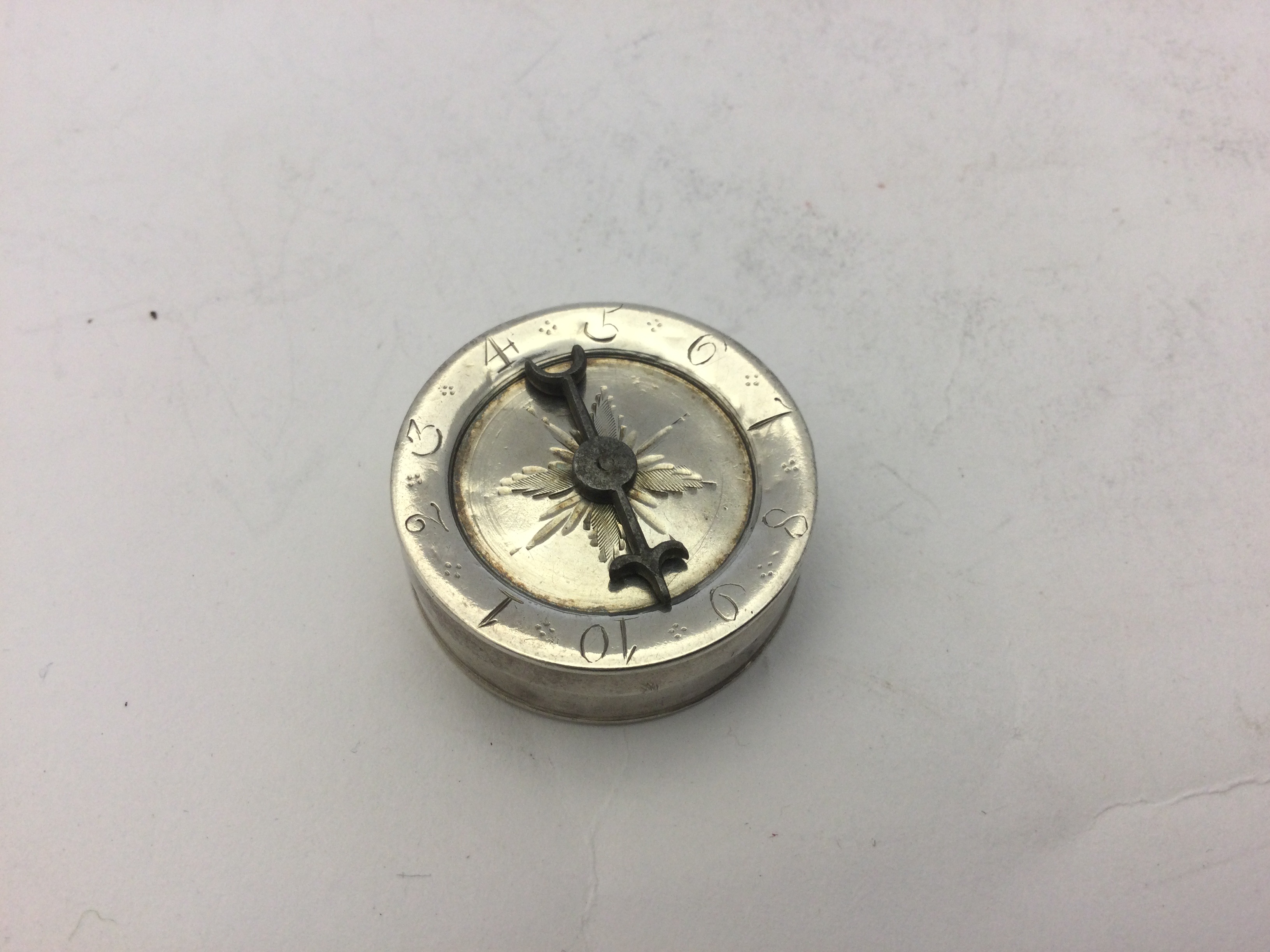 Lot 2350 - A George III Silver Counter-Box,