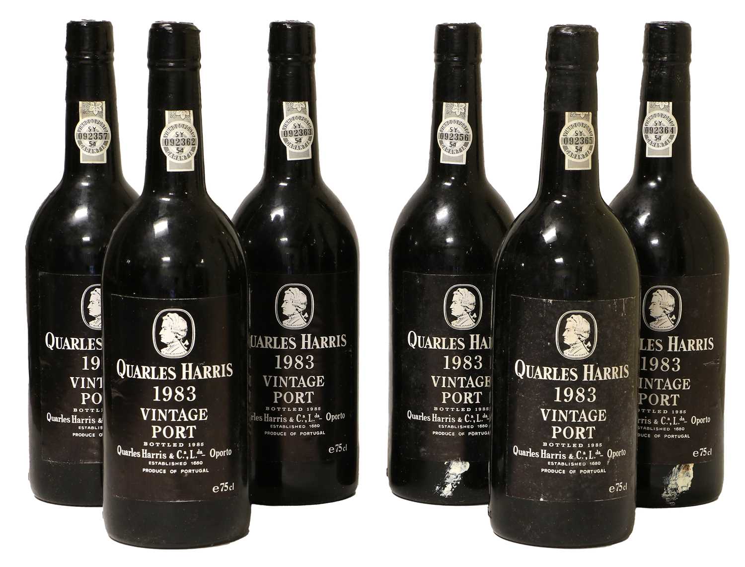 Lot 3202 - Quarles Harris 1983 Vintage Port (six