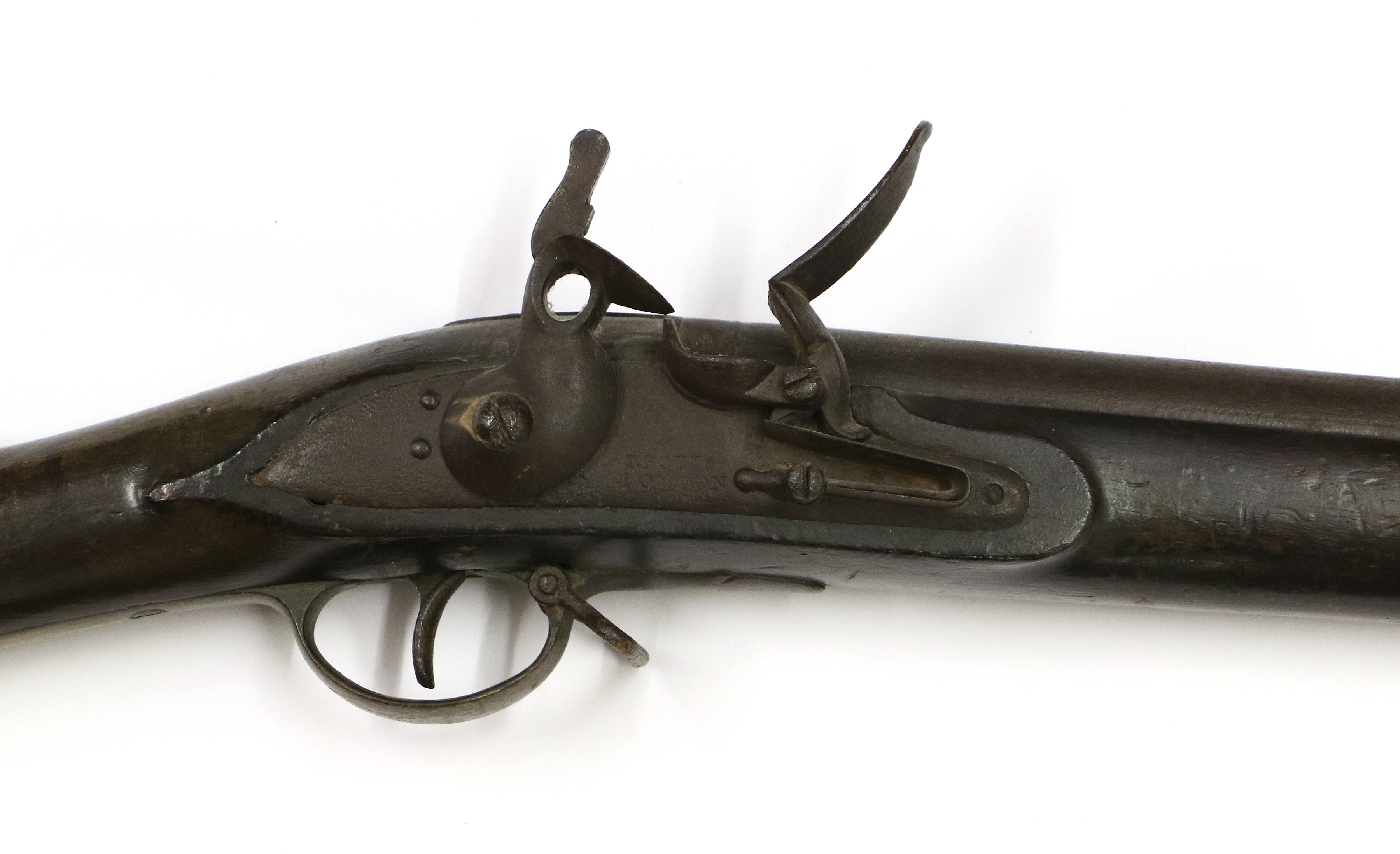 Lot 228 - An Early 19th Century 12 Bore Flintlock