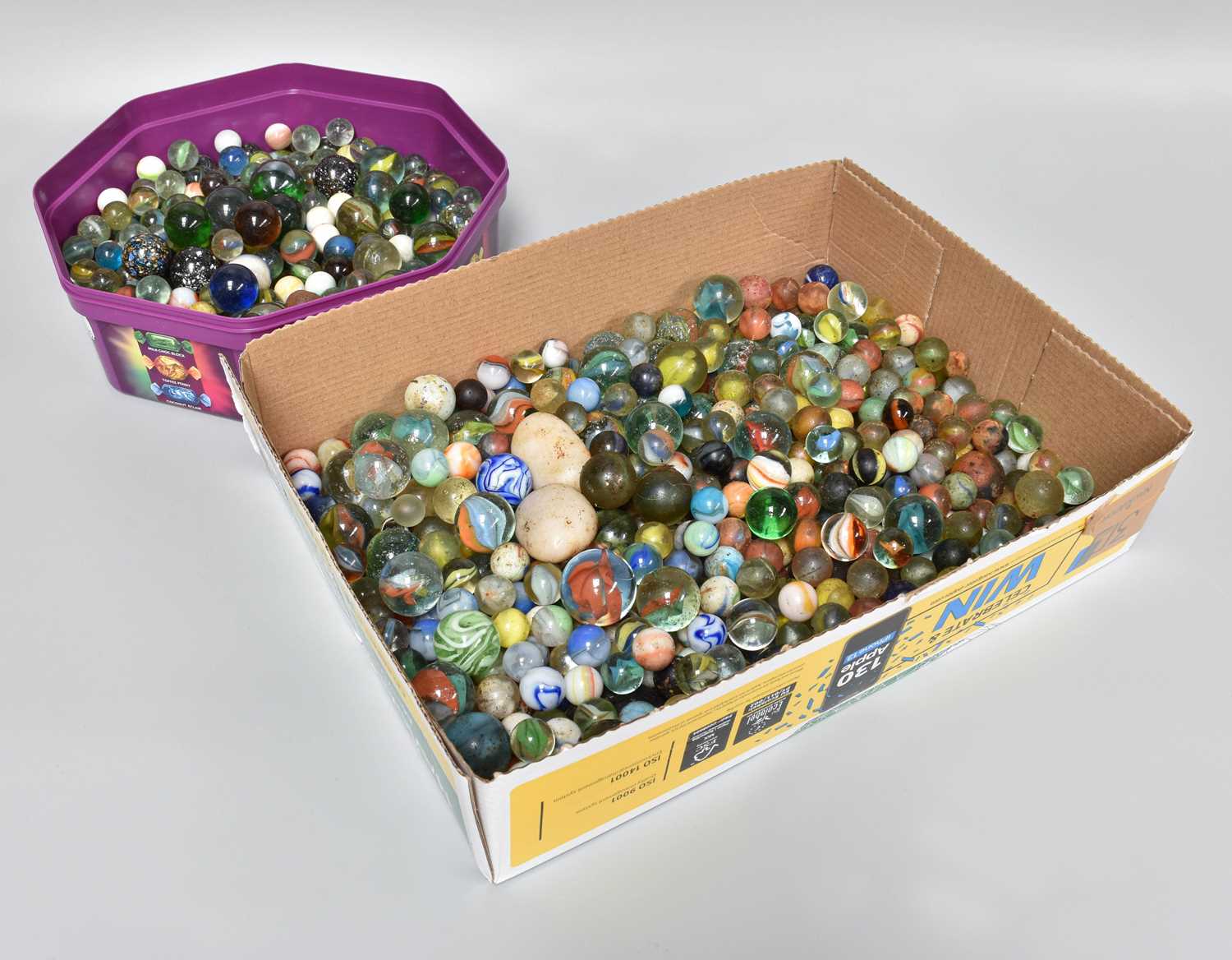 Lot 356 - Two hundred Plus Victorian and Later Marbles,