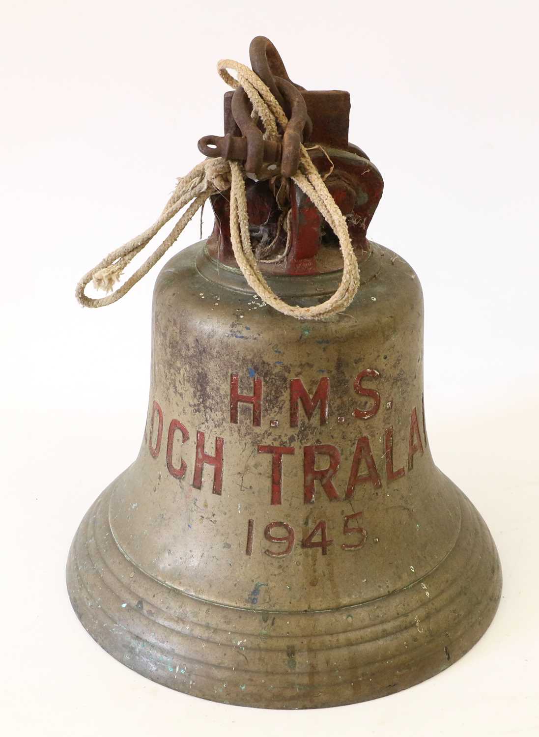 Lot 92 - A Second World War Crown Top Bell to HMS Loch
