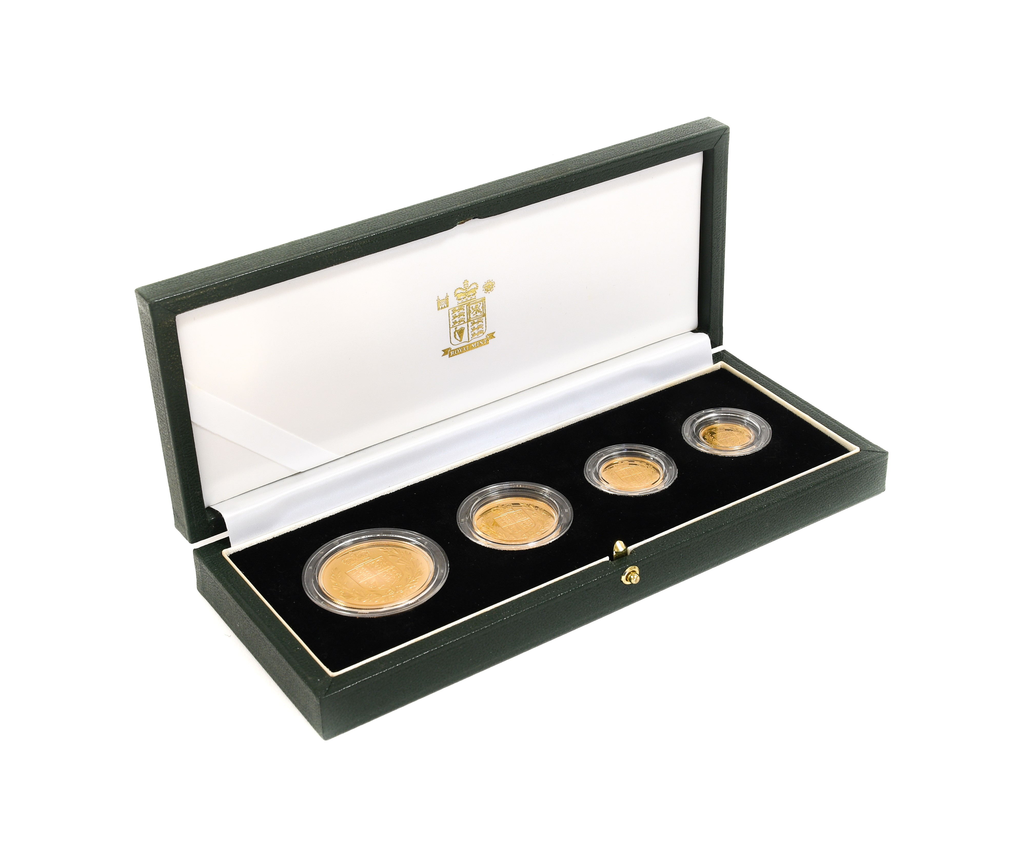 Lot 147 - UK, Gold Proof 4-Coin Sovereign Collection