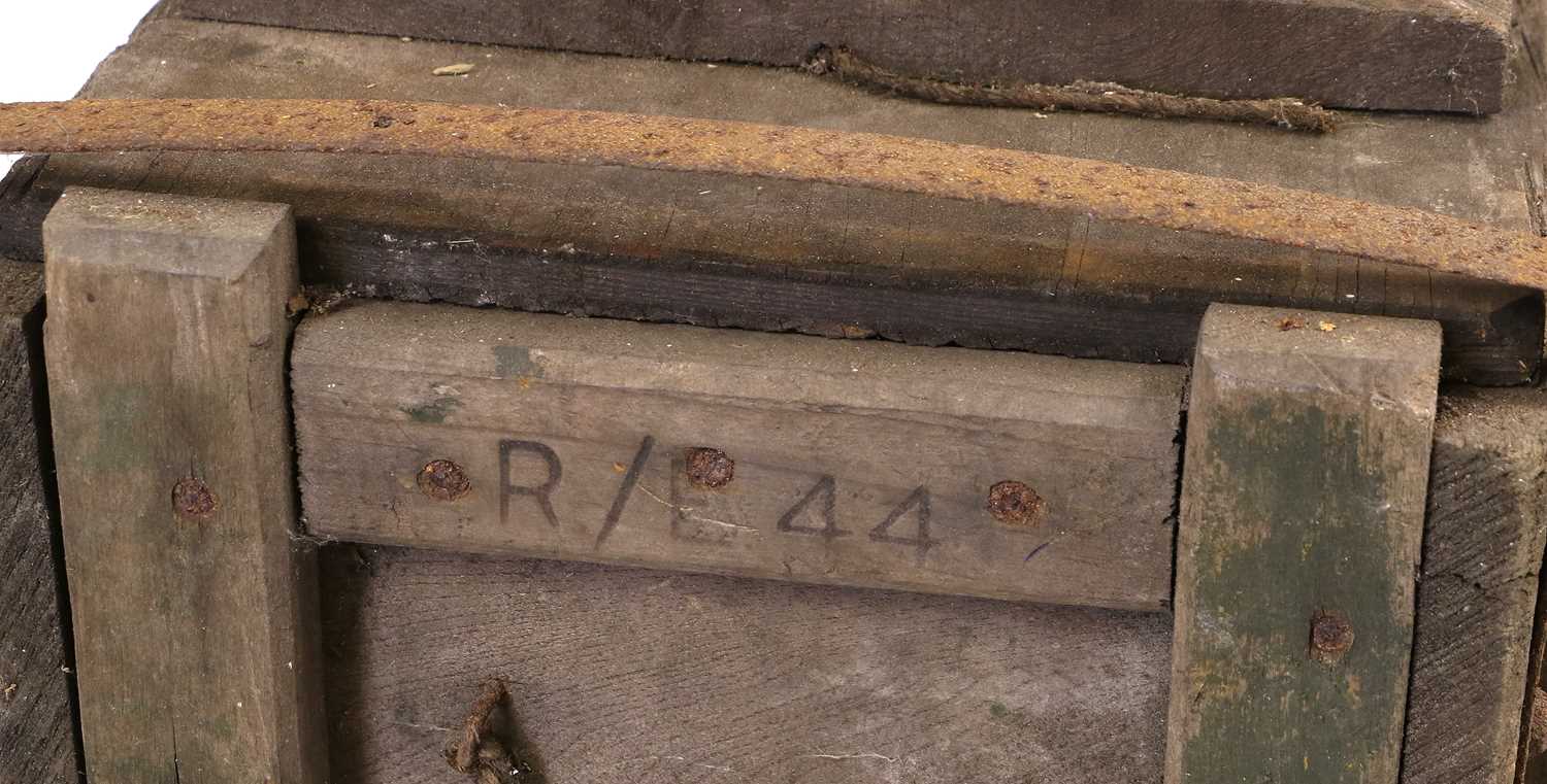 Lot 87 - Two Second World War Ammunition Boxes, each