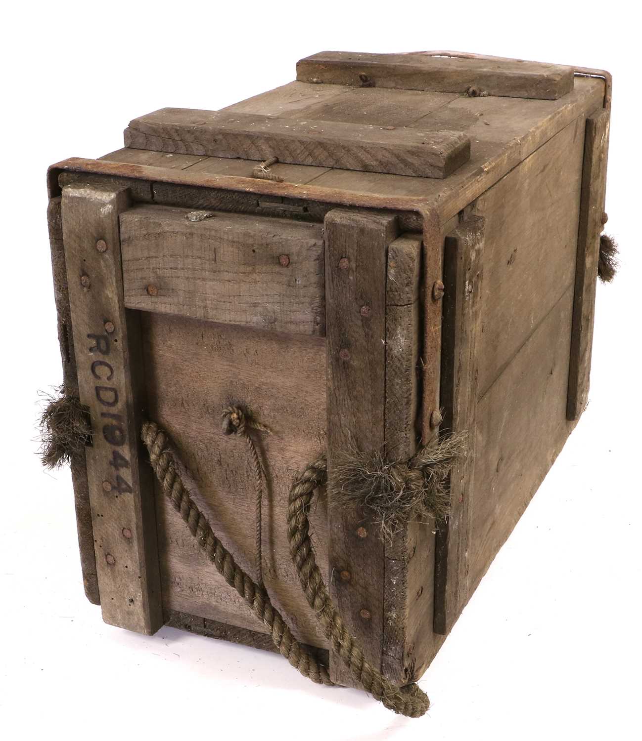 Lot 87 - Two Second World War Ammunition Boxes, each