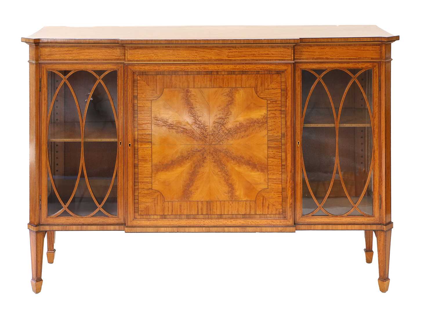 Lot 343 - A Victorian Satinwood, Rosewood-Crossbanded