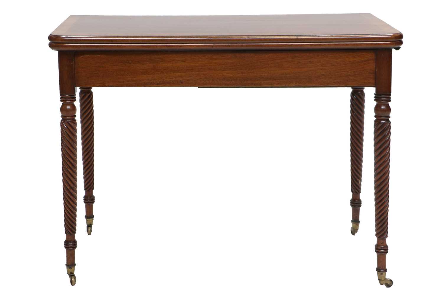 Lot 311 - A Mahogany and Rosewood-Crossbanded Foldover