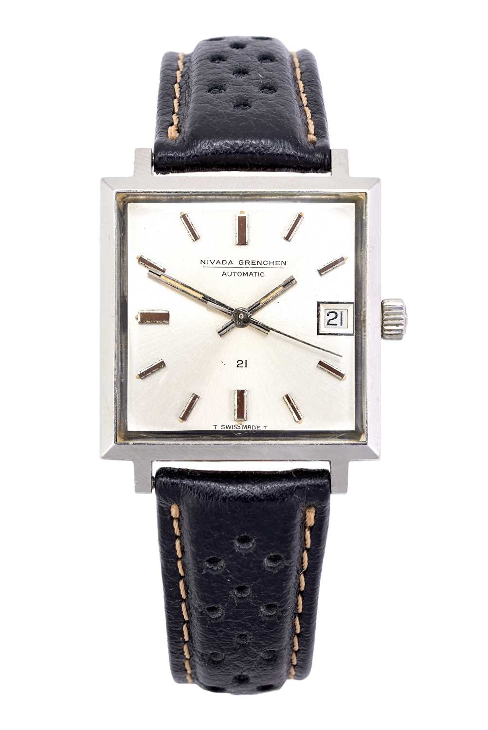 Lot 2391 - Nivada: A Stainless Steel Automatic