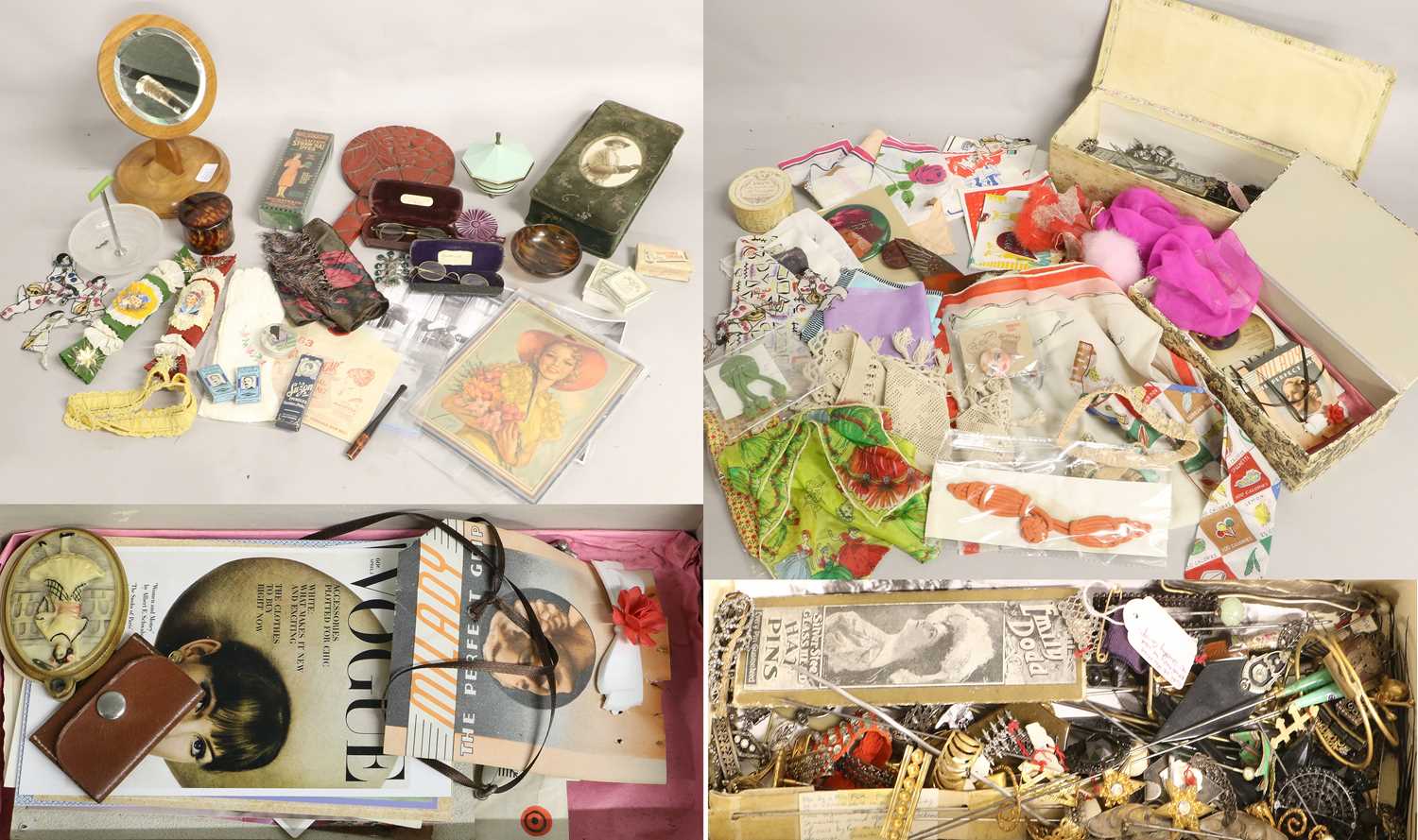 Lot 2235 - Assorted Costume Accessories and Early 20th