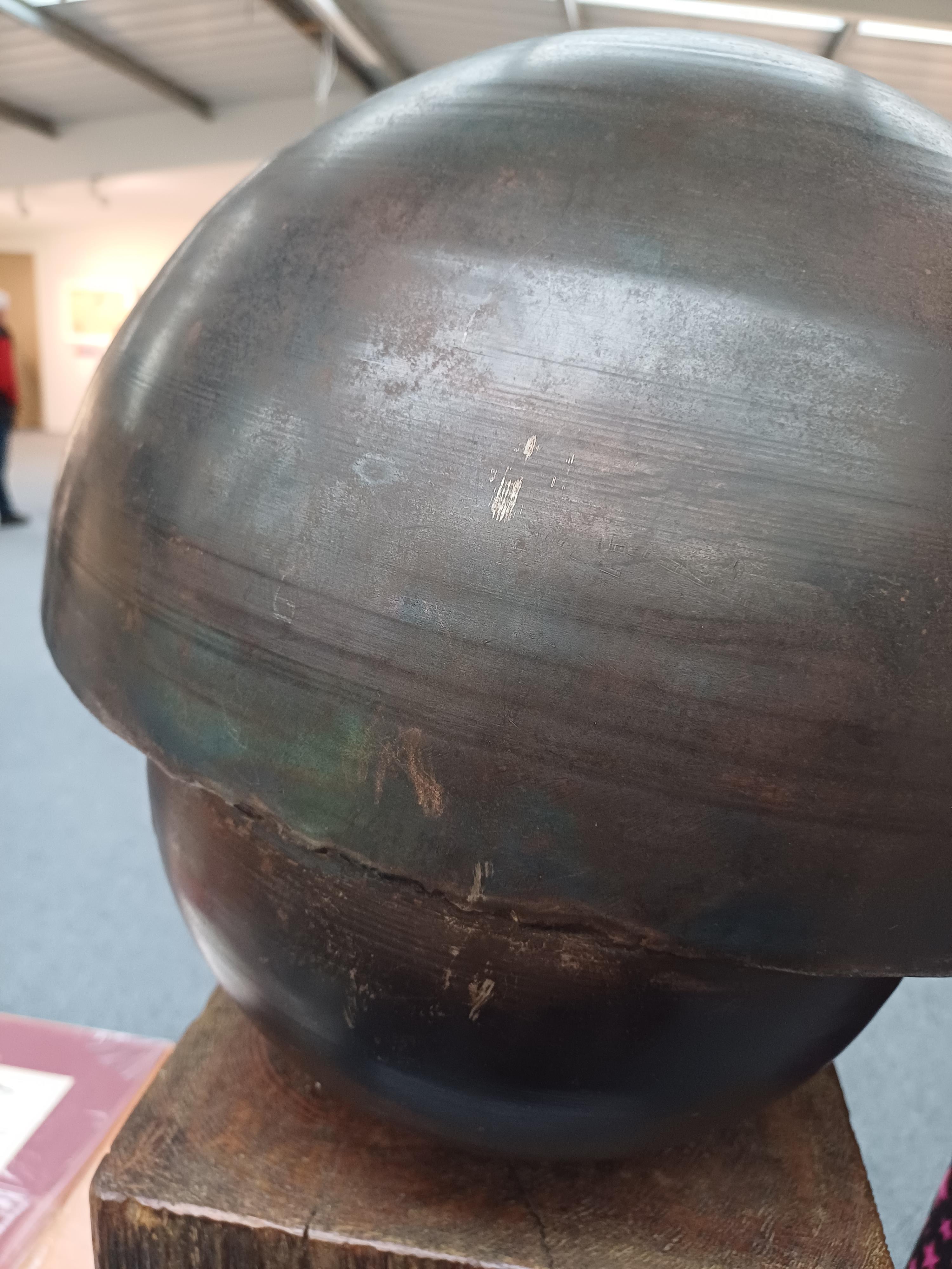 Lot 557 - George Pickard (1929-1993) Broken Bowl Metal