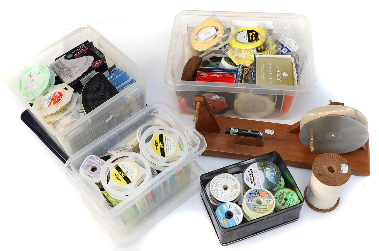 Lot 4136 - A Quantity of Various Fly Lines with leader