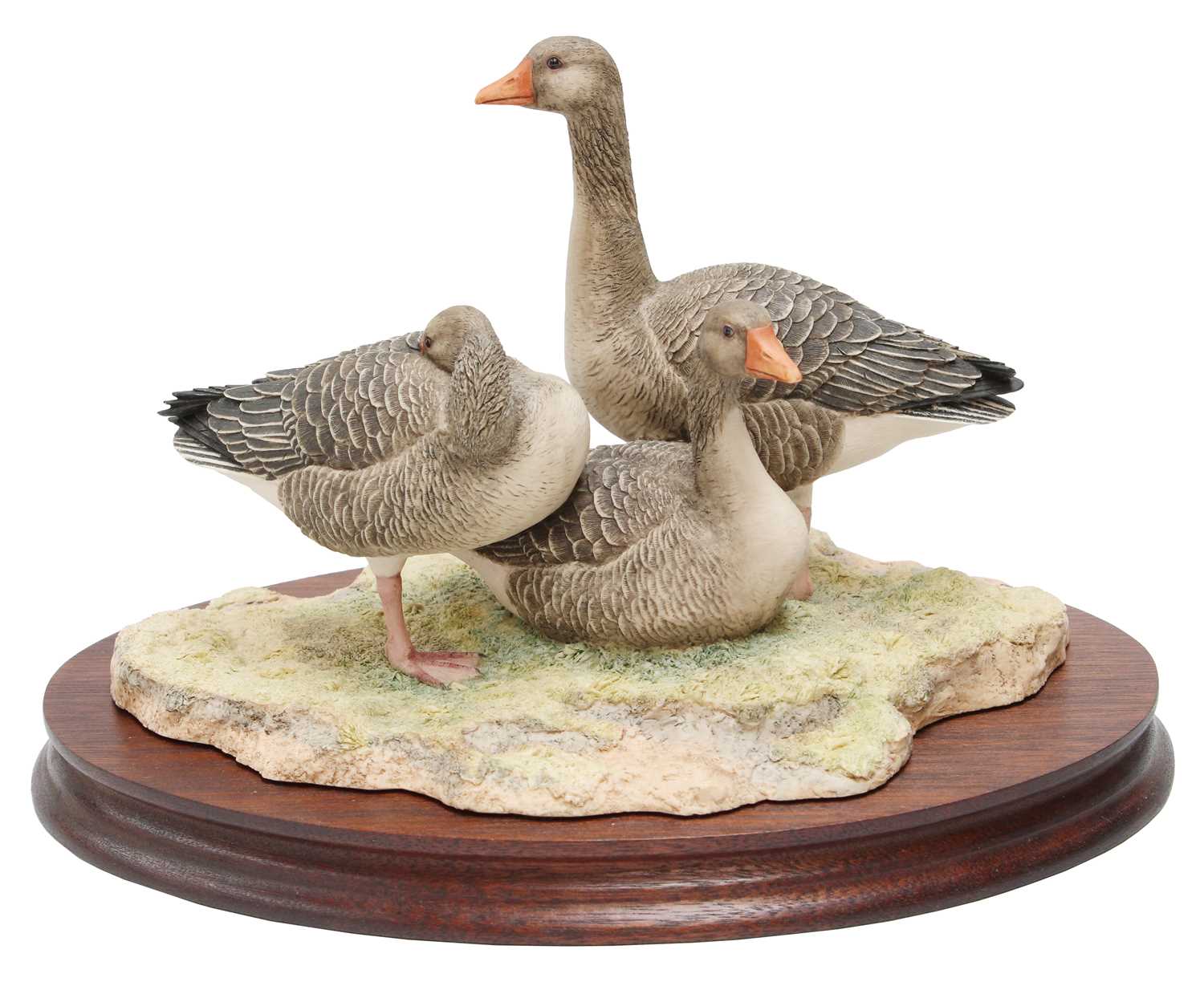 Lot 2154 - Border Fine Arts Goose Models Comprising: