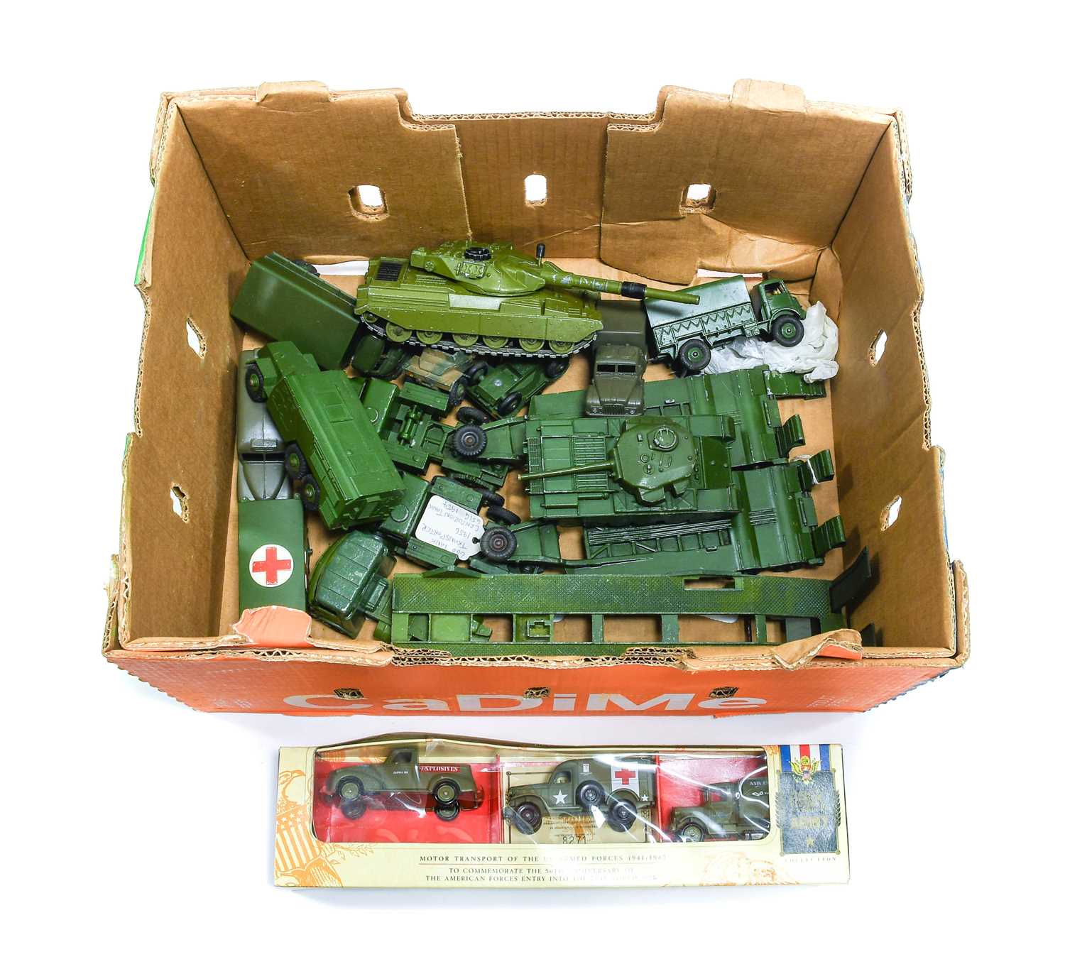 Lot 4529 - Dinky Military Various Unboxed Models