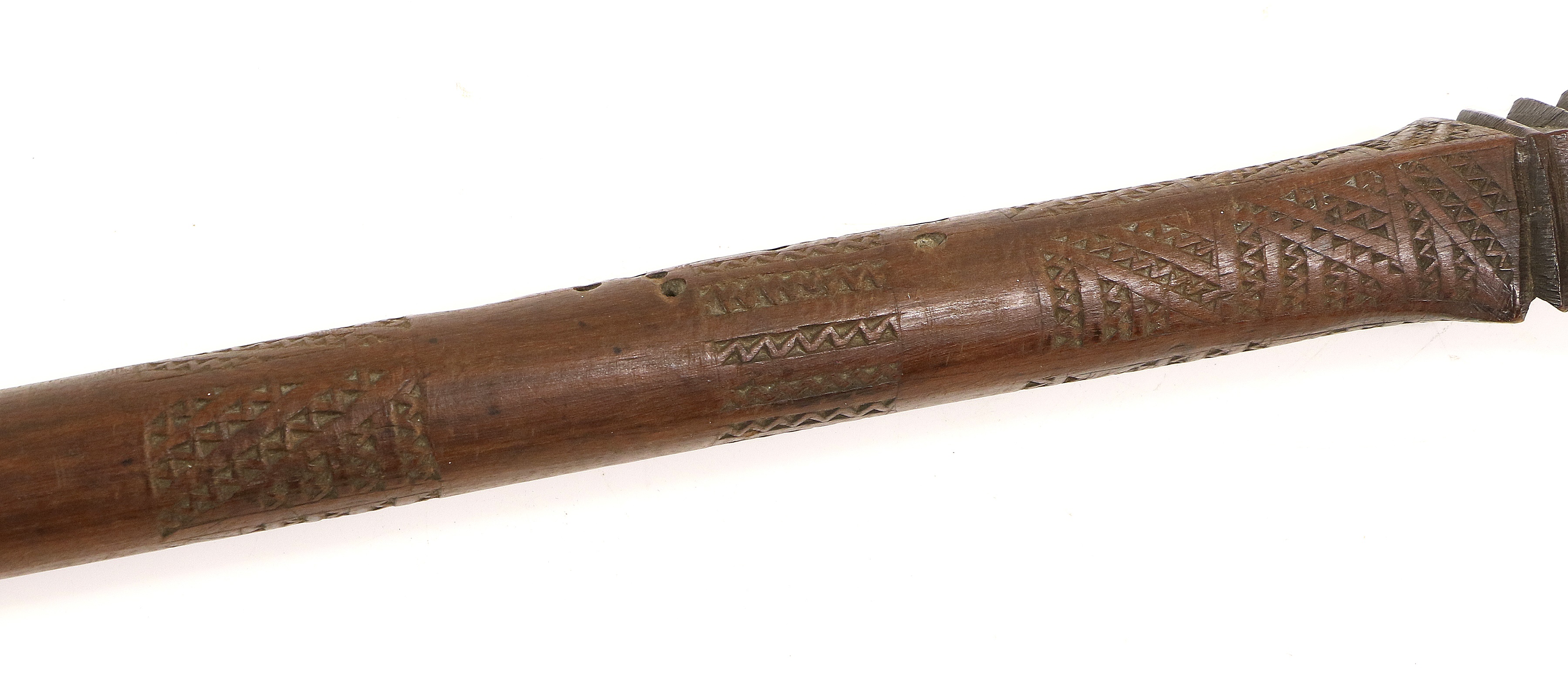 Lot 181 - A 19th Century Samoan Talavalu Saw-Tooth War