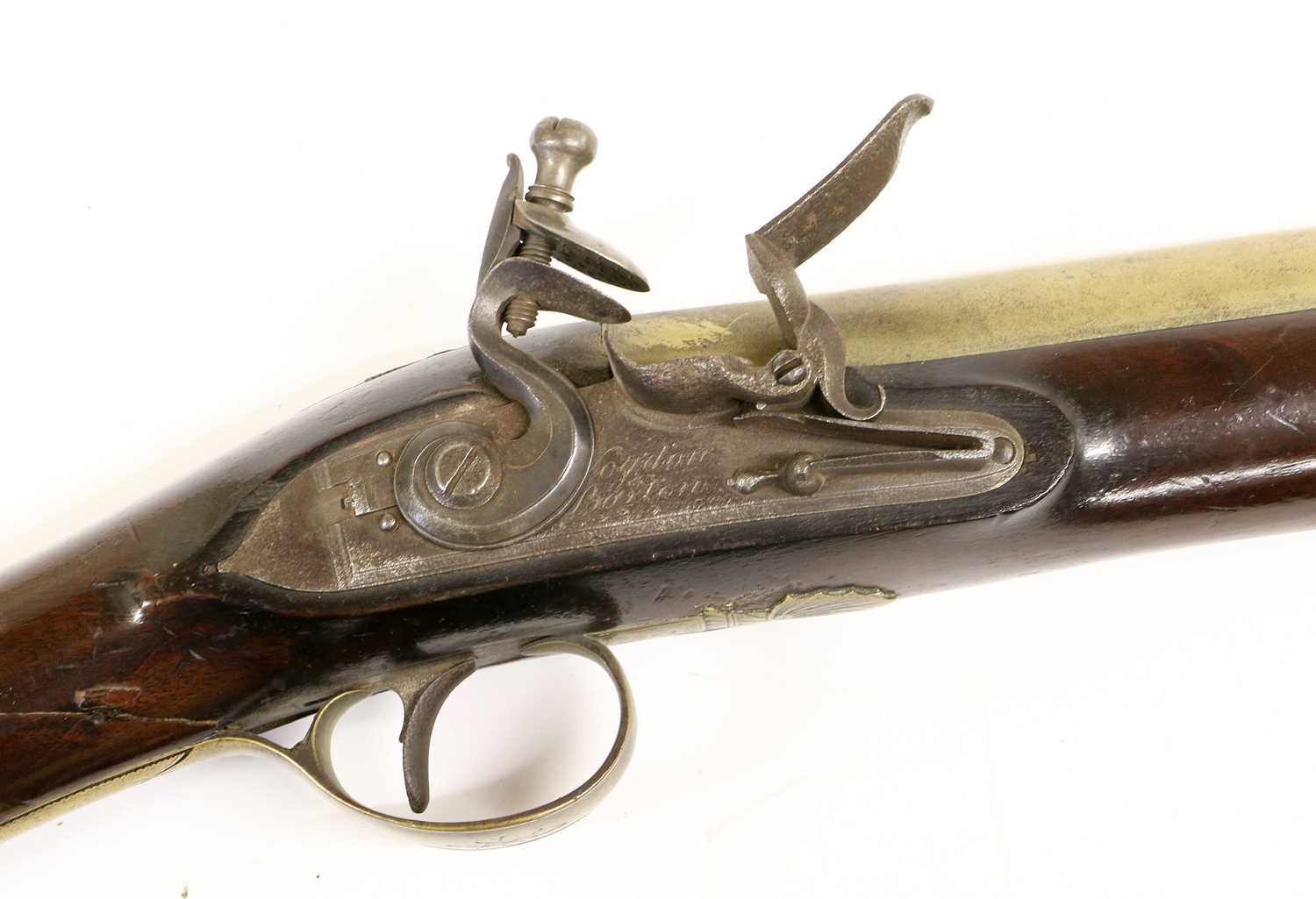 Lot 217 - A Late 18th/Early 19th Century Flintlock