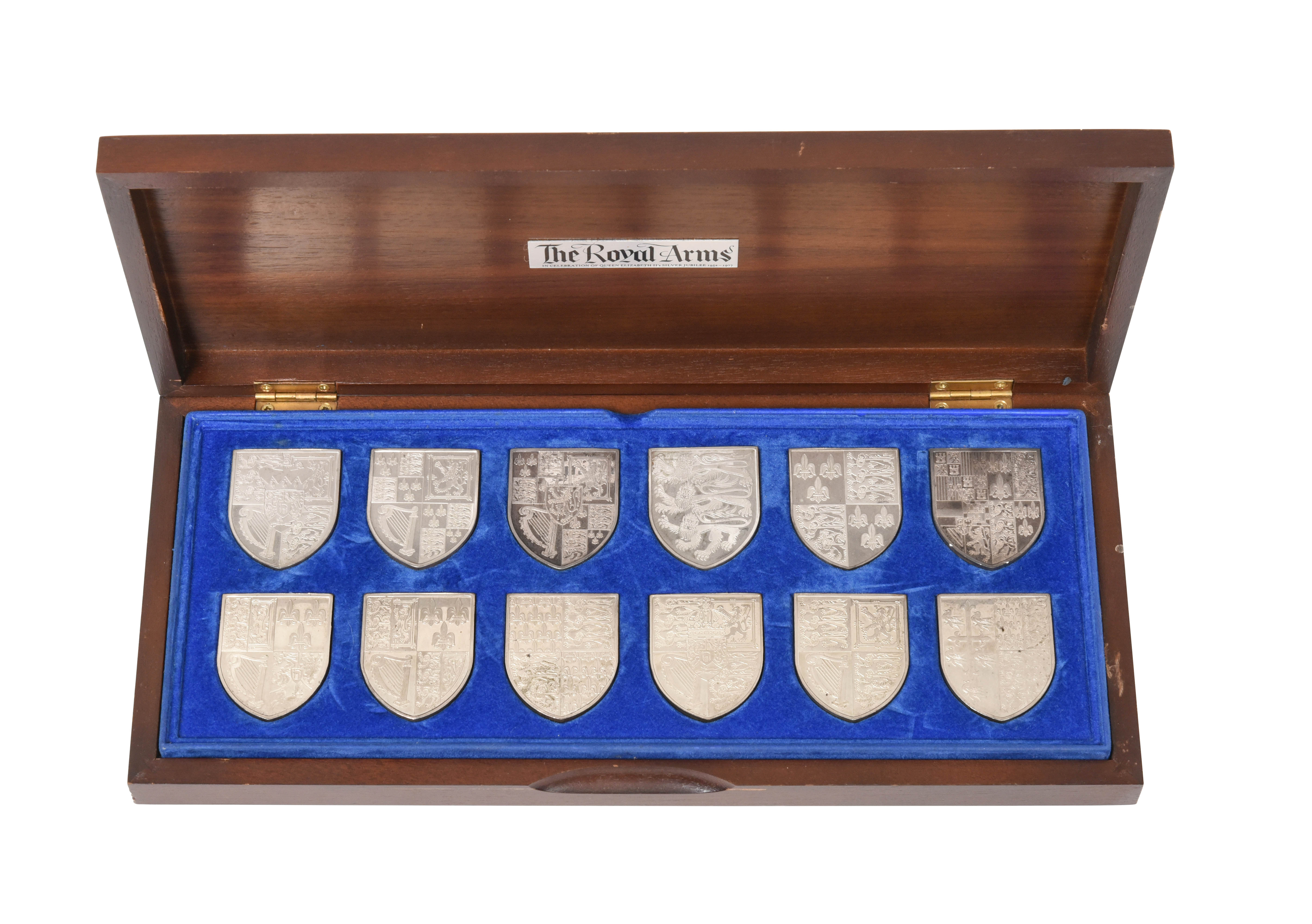 Lot 2358 - A Cased Set of Twelve Elizabeth II Silver