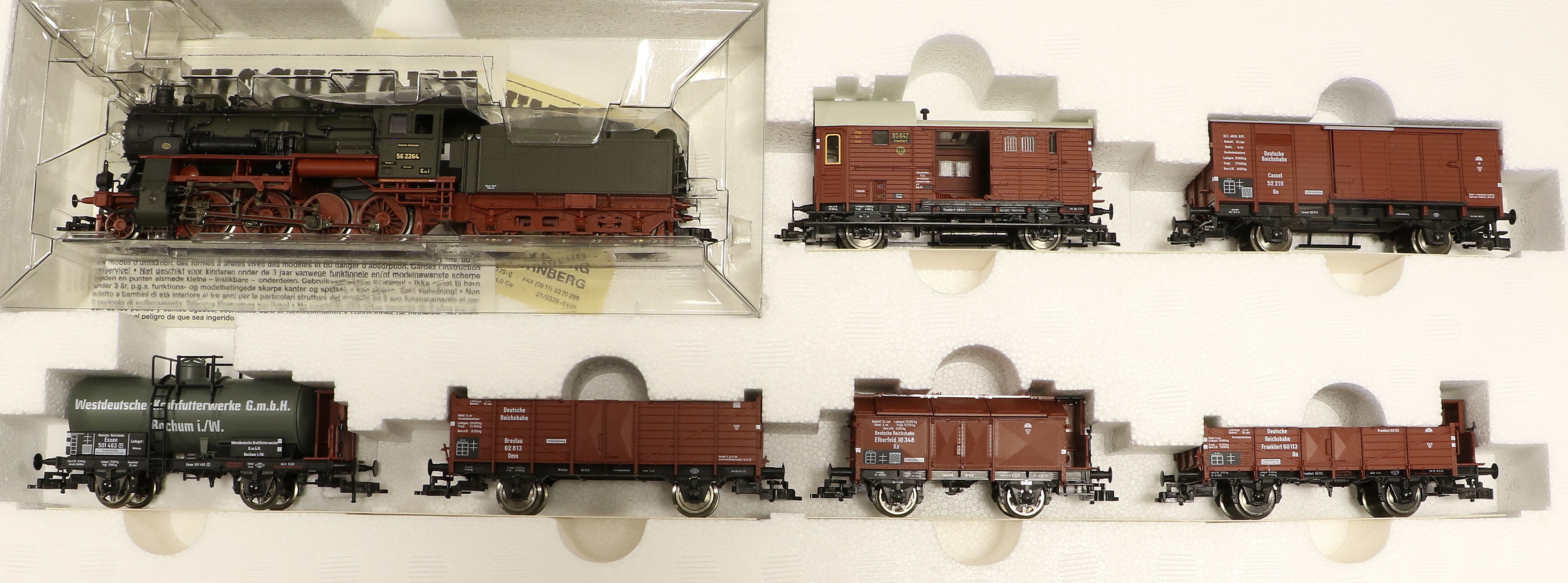 Lot 4255 - Fleischmann HO Gauge 4900 Goods Train Of