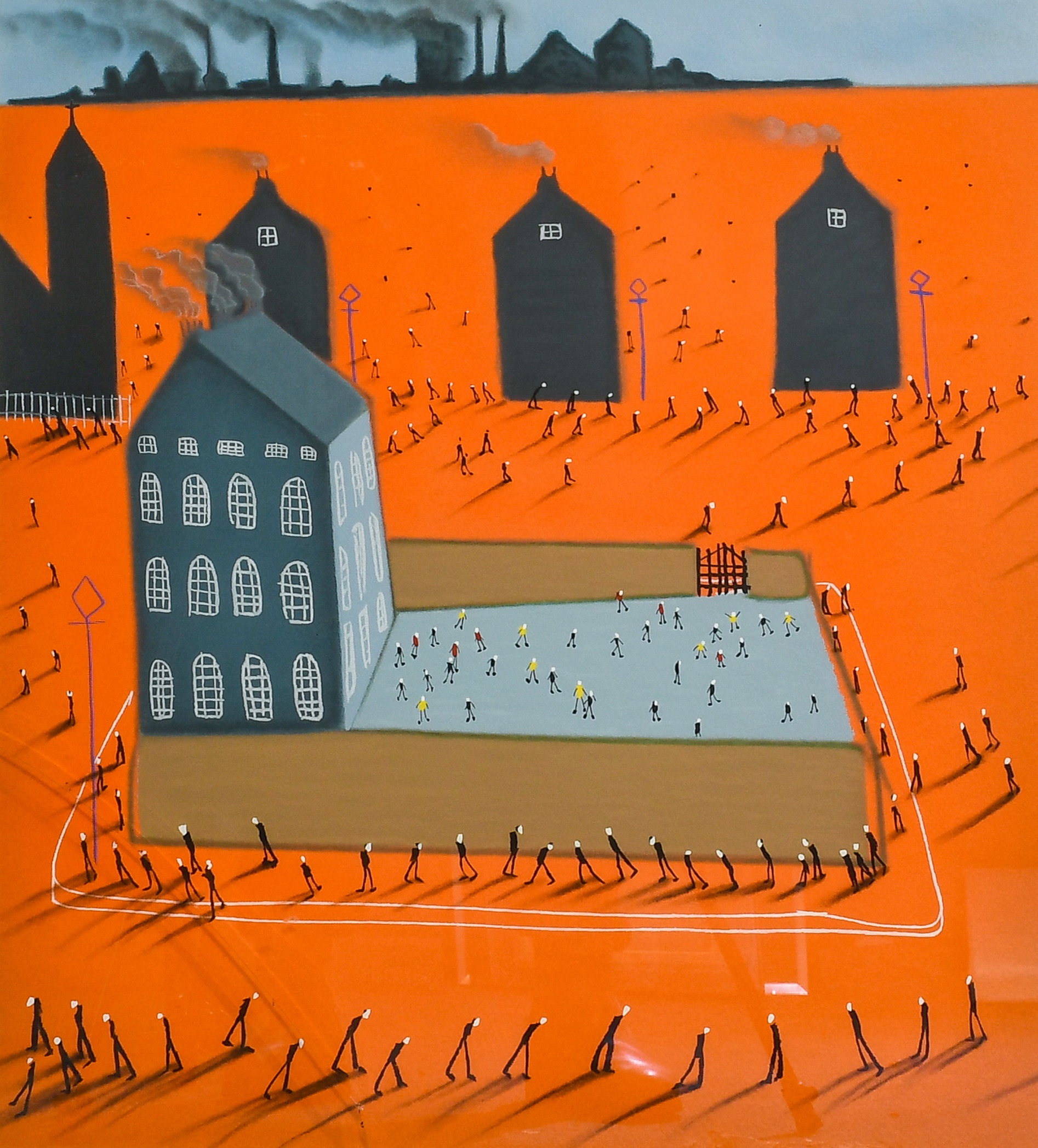 Lot 1076 - Mackenzie Thorpe (b.1956) "Time Without