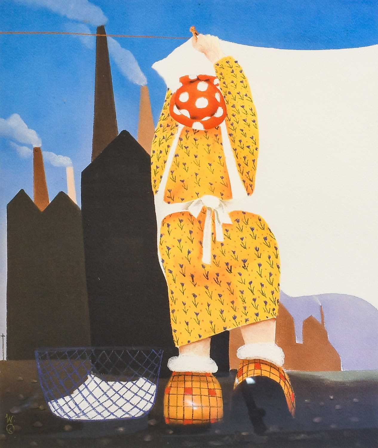 Lot 1078 - Mackenzie Thorpe (b.1956) "It's a Drying