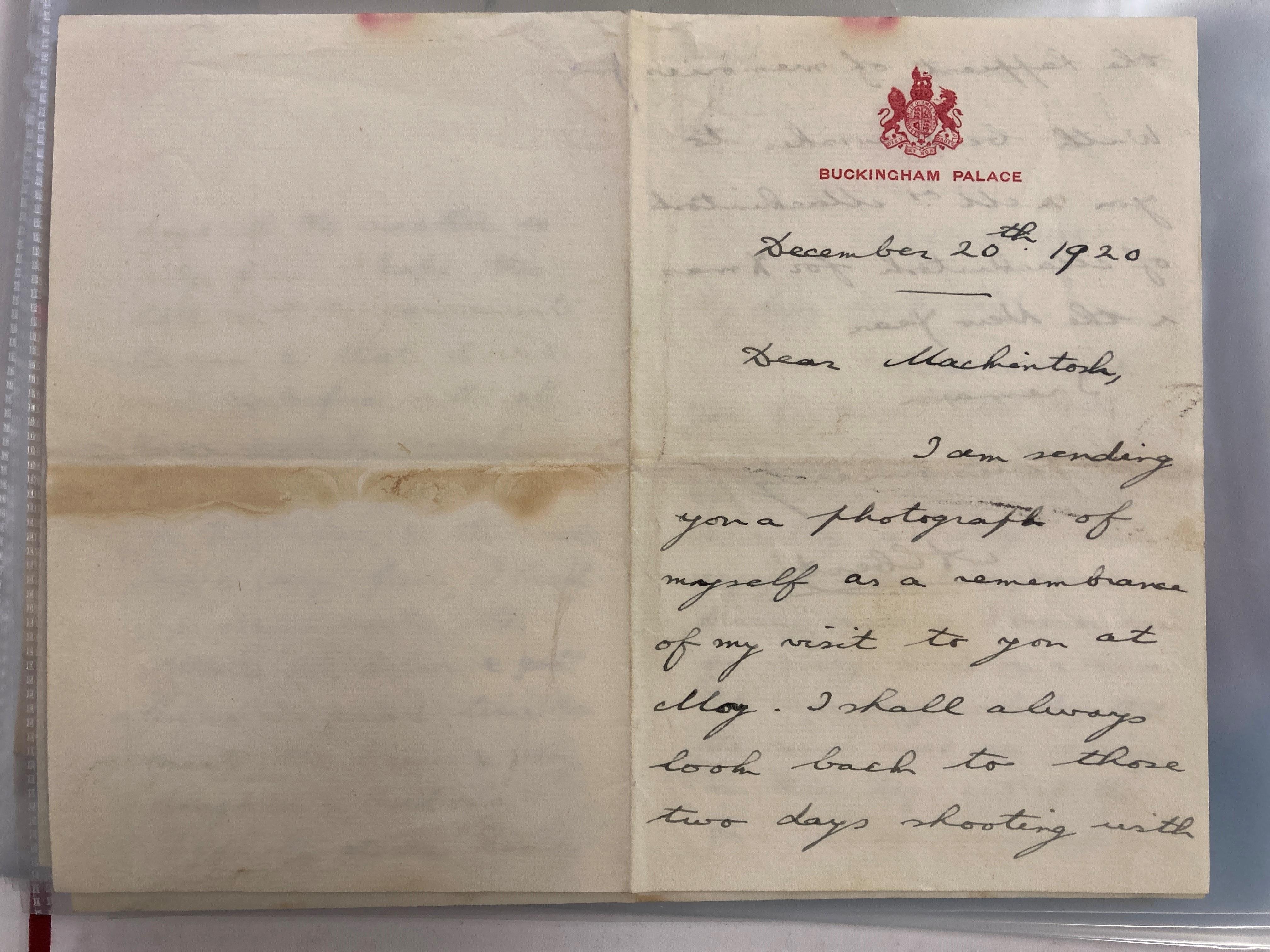 Lot 52 - Royal Family Autograph Letters An outstanding