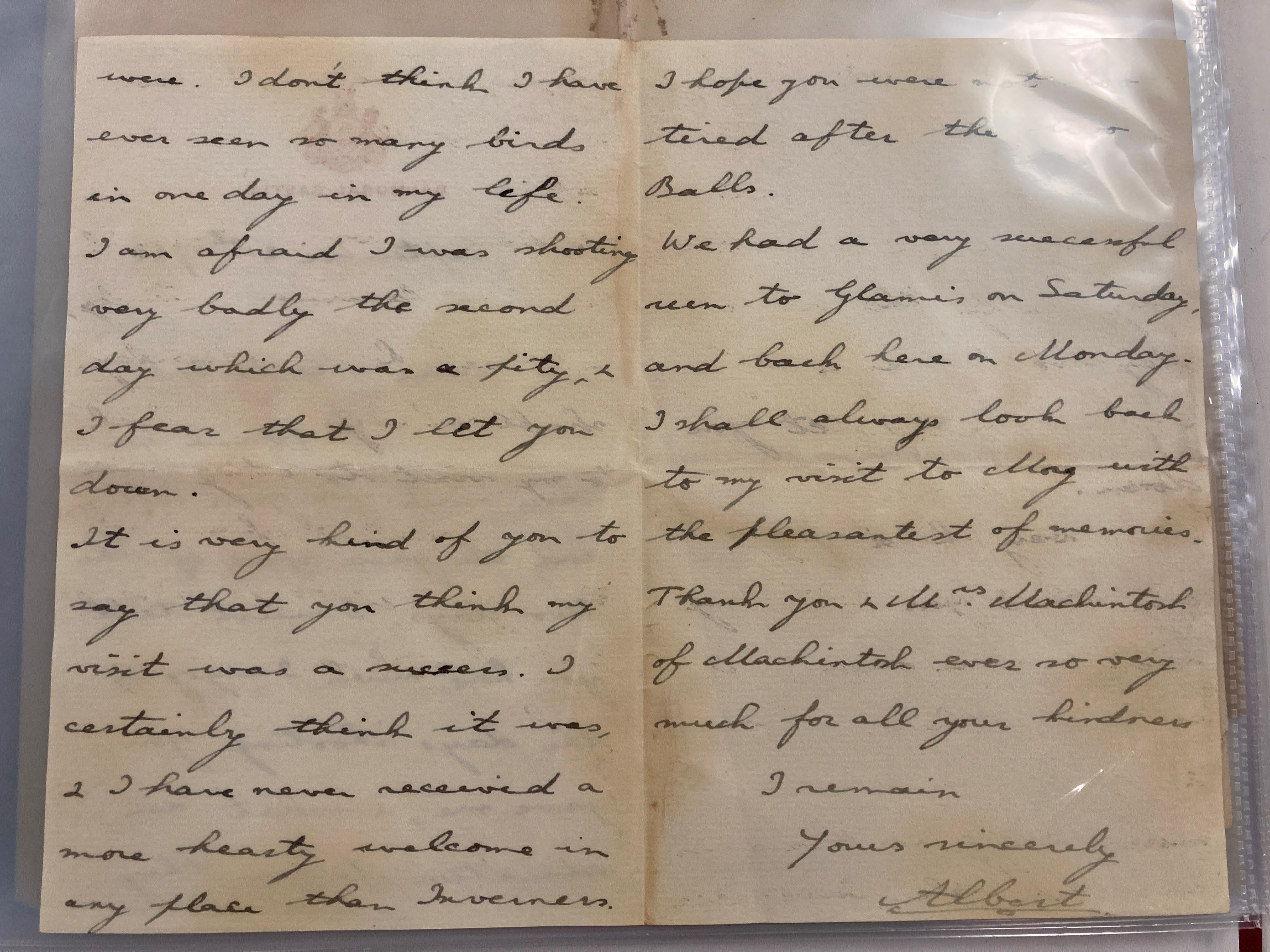 Lot 52 - Royal Family Autograph Letters An outstanding