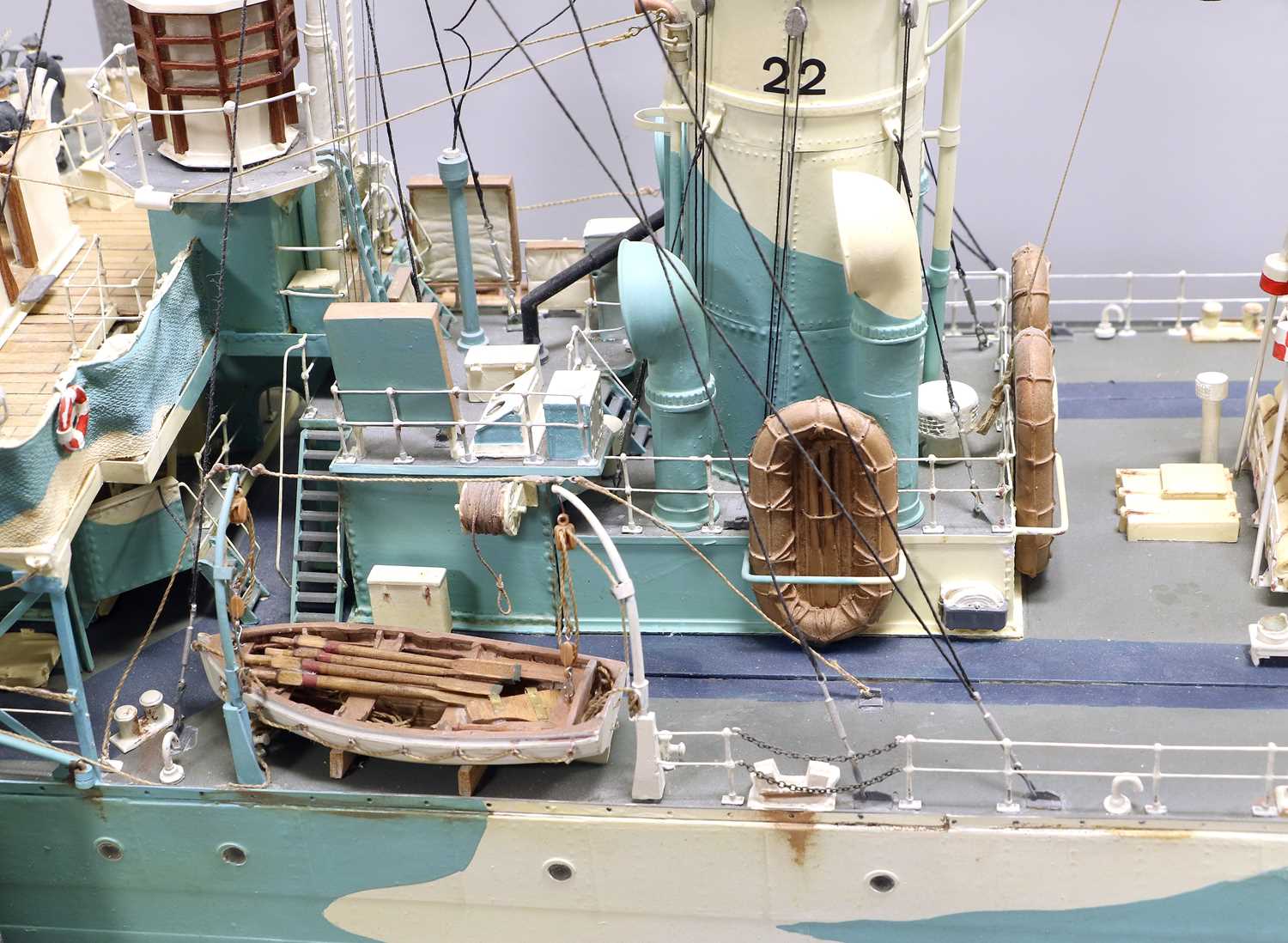 Lot 4217 - Constructed Kit HMS Bryony 1:48 Scale