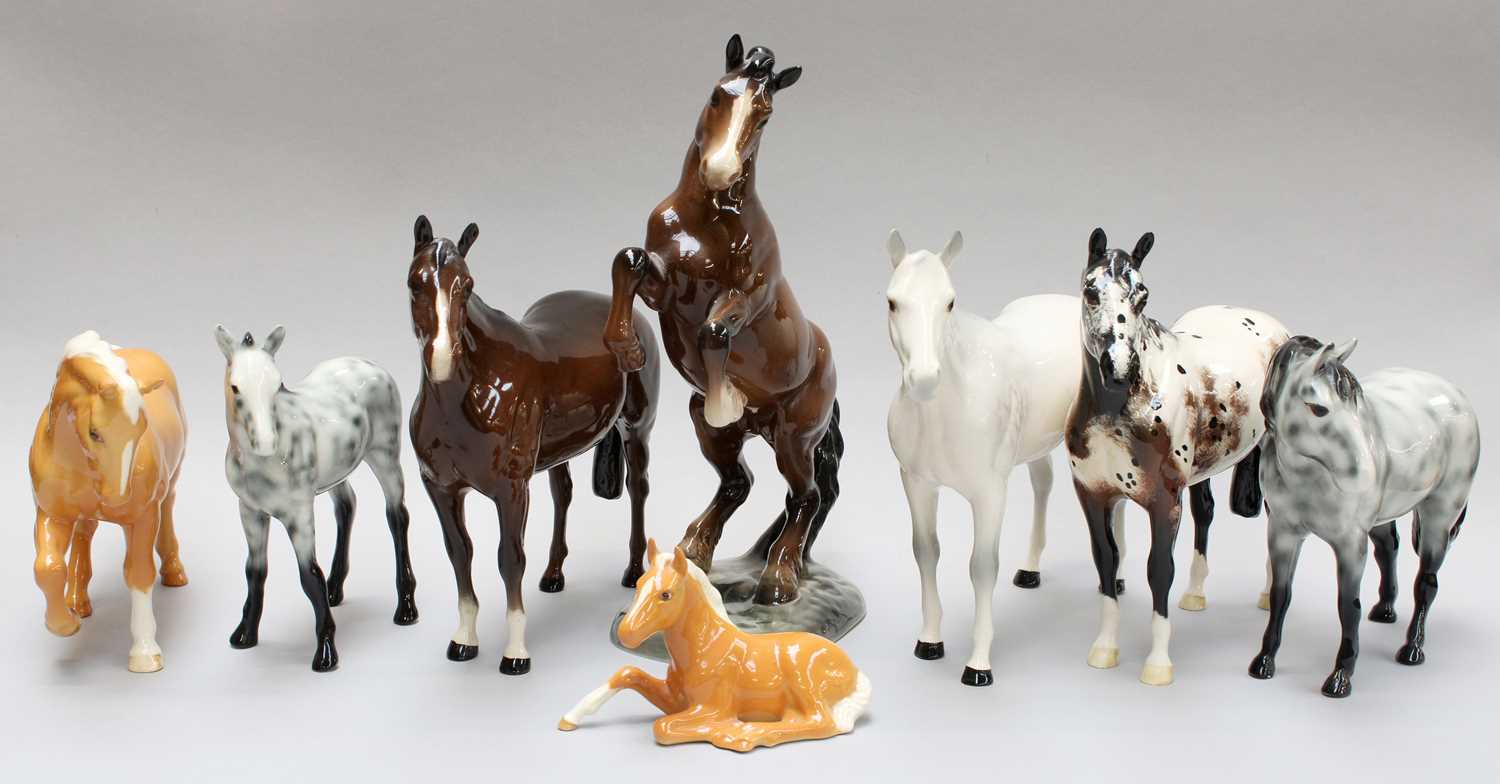Lot 265 - Beswick "Rearing Welsh Cob", model No. 1014,