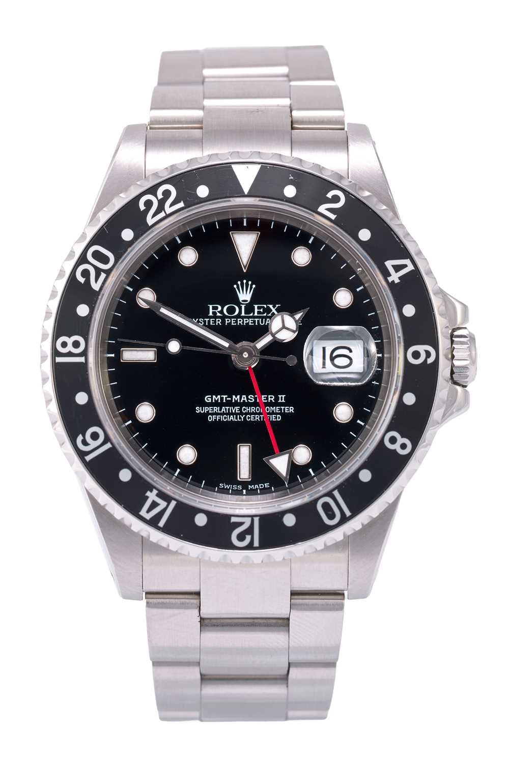 Lot 2222 - Rolex: A Stainless Steel Automatic Calendar