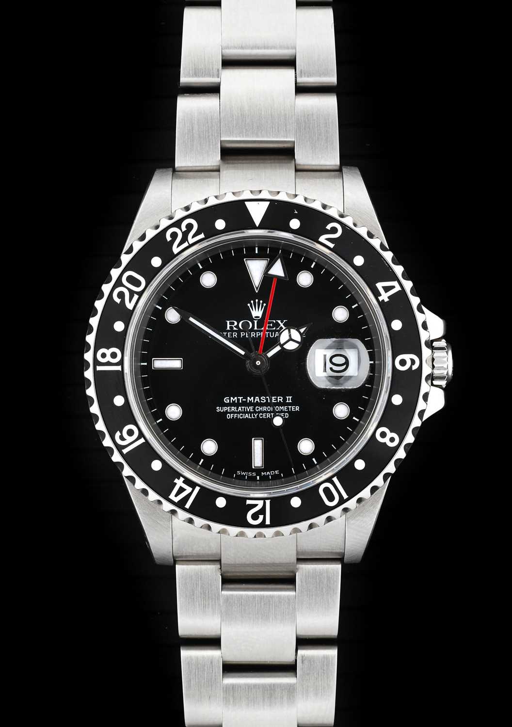 Lot 2130 - Rolex: A Stainless Steel Automatic Calendar