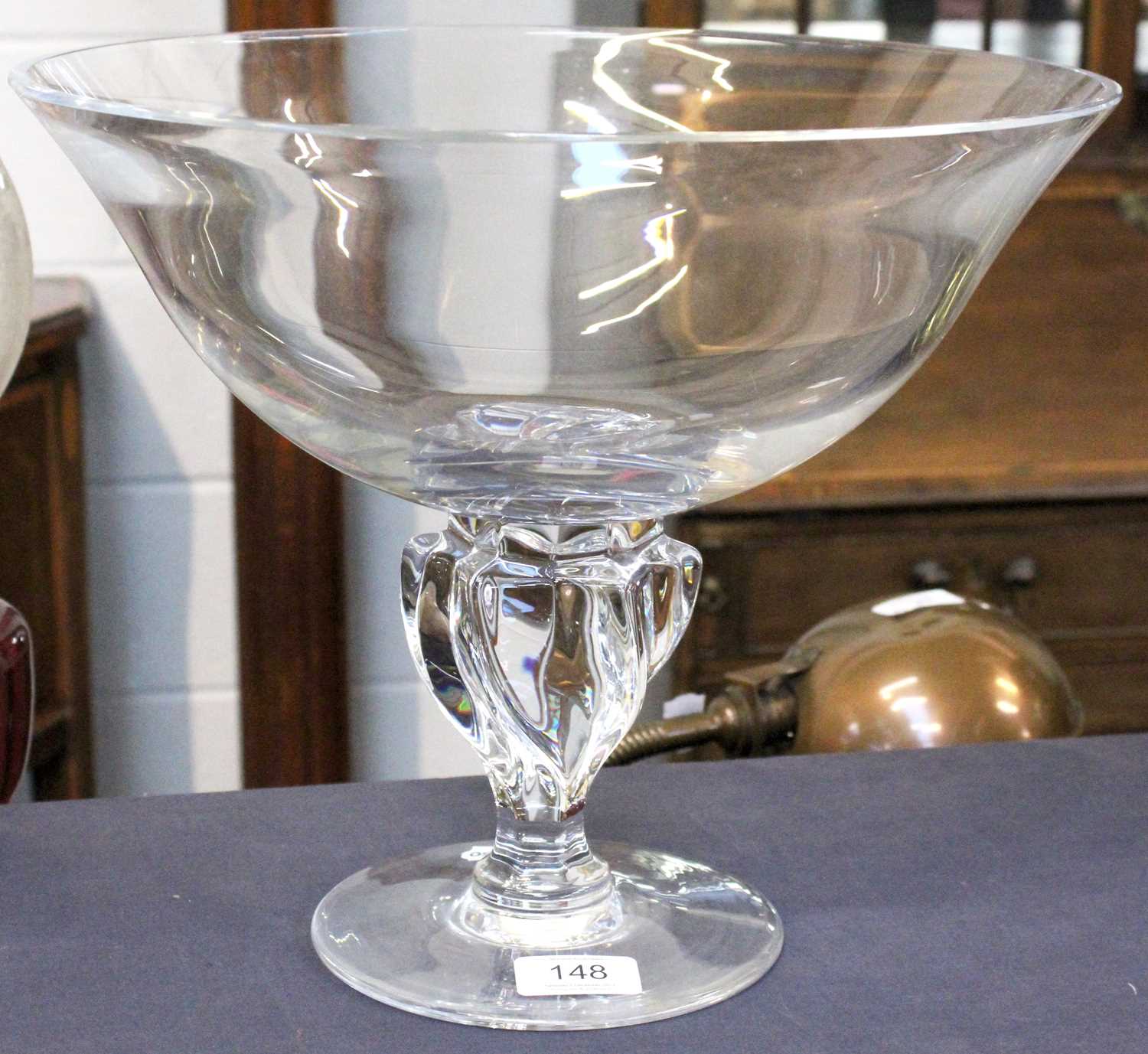 Lot 148 - A Sevres Glass Centrepiece, with everted